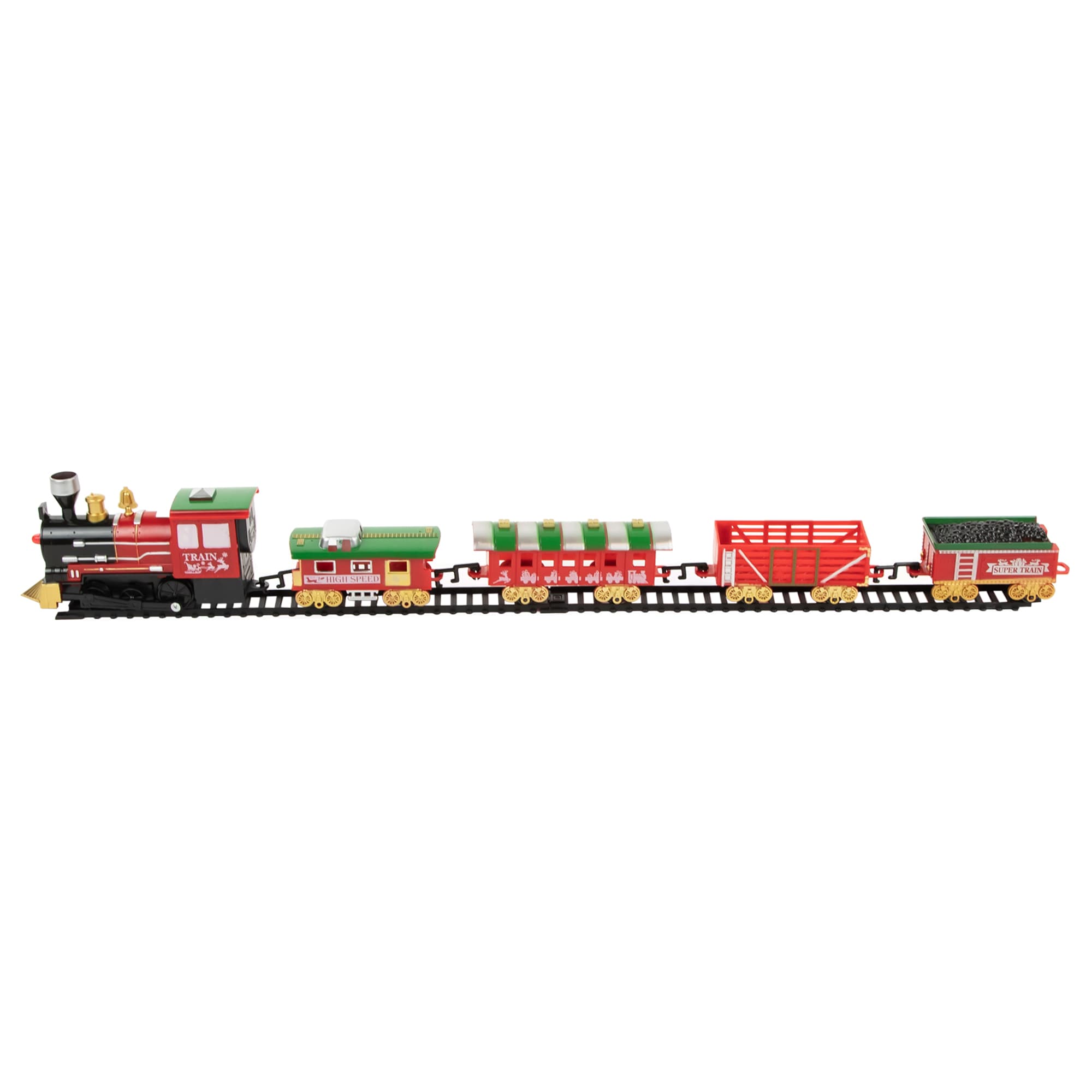 Northlight 21-Piece Animated and Musical Classic Christmas Train Set in ...