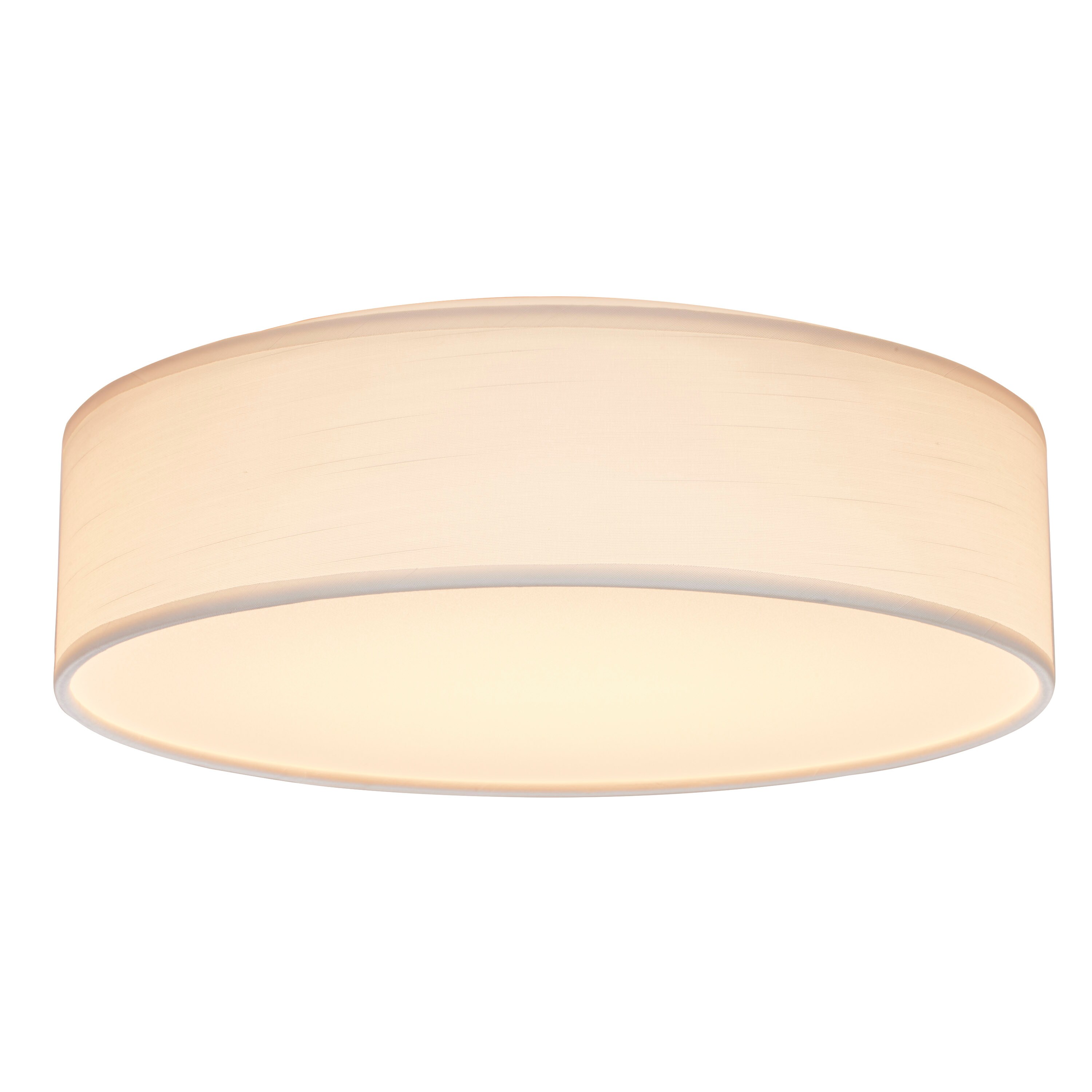 SATCO NUVO Nuvo 1-Light 15-in White LED Flush Mount Light ENERGY STAR ...