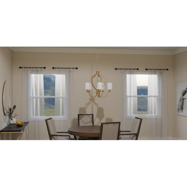 Quoizel Wilkins 5-Light Brushed Brass Traditional Led, Damp Rated ... Quoizel Wilkins 5-Light Brushed Brass Traditional Led, Damp Rated ...