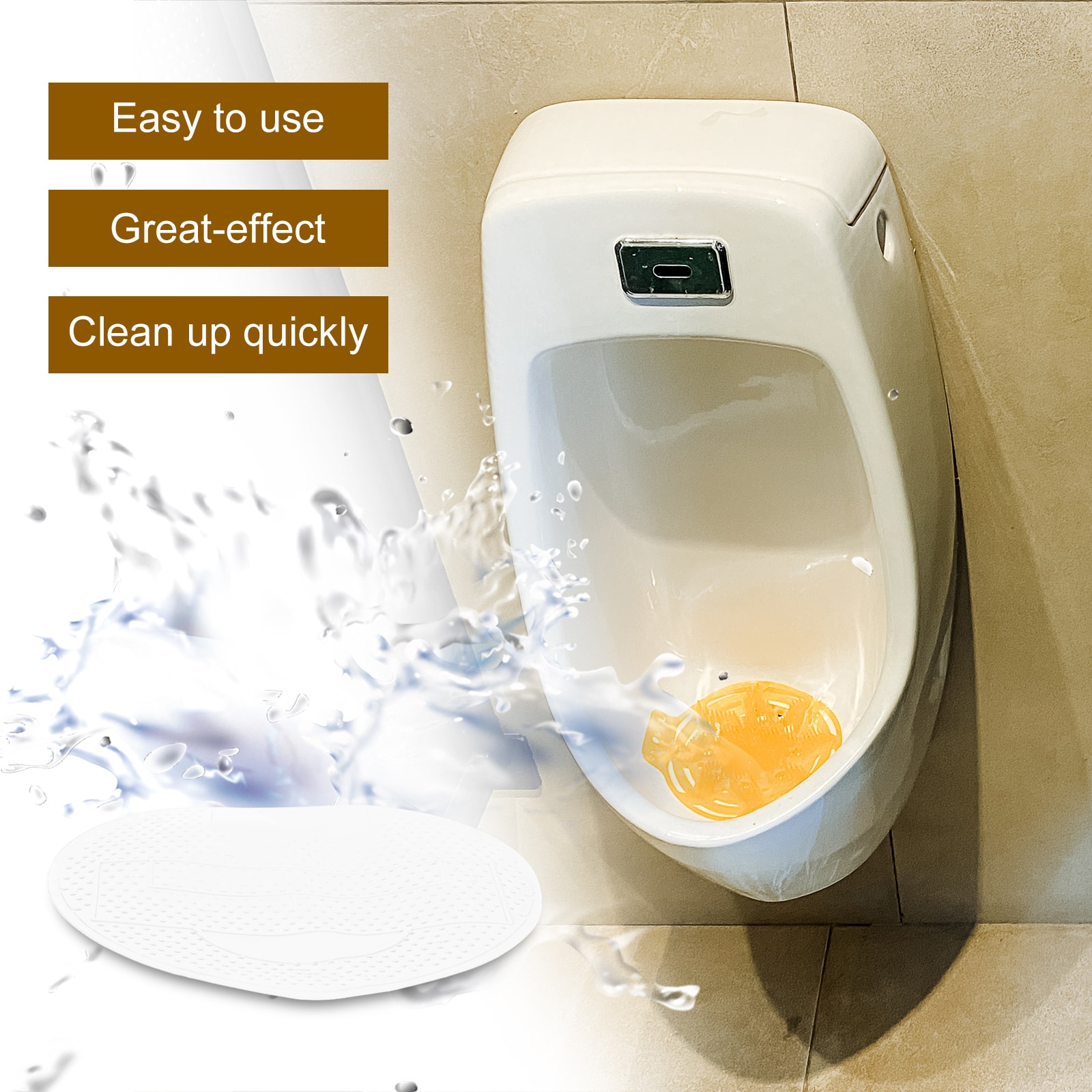 Unique Bargains Urinal Screen Deodorizer 10pcs - Small Hole Anti-Splash ...