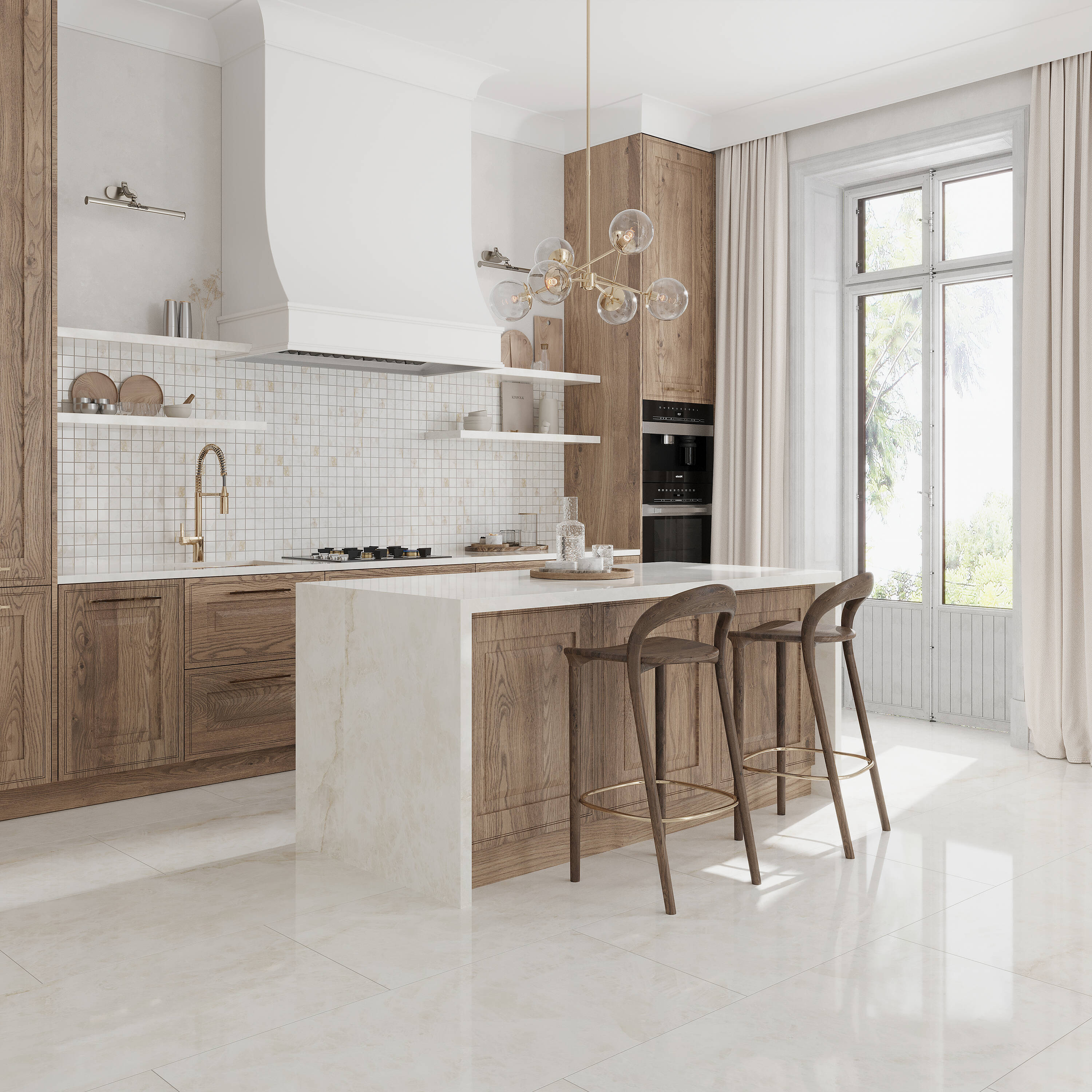 Apollo Tile Splendor Soft Alabaster White 24-in x 48-in Lappato ...
