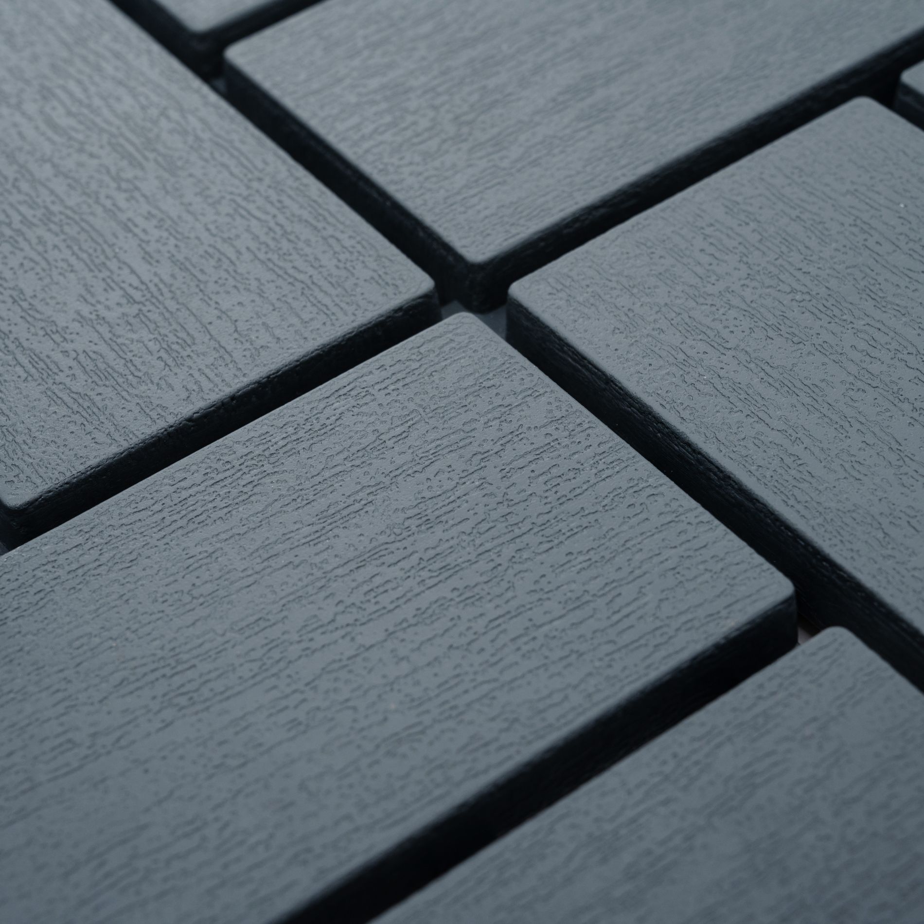 Siavonce 1-in x 12-in x 12-in Gray Unfinished Polymer Deck Tile in the ...