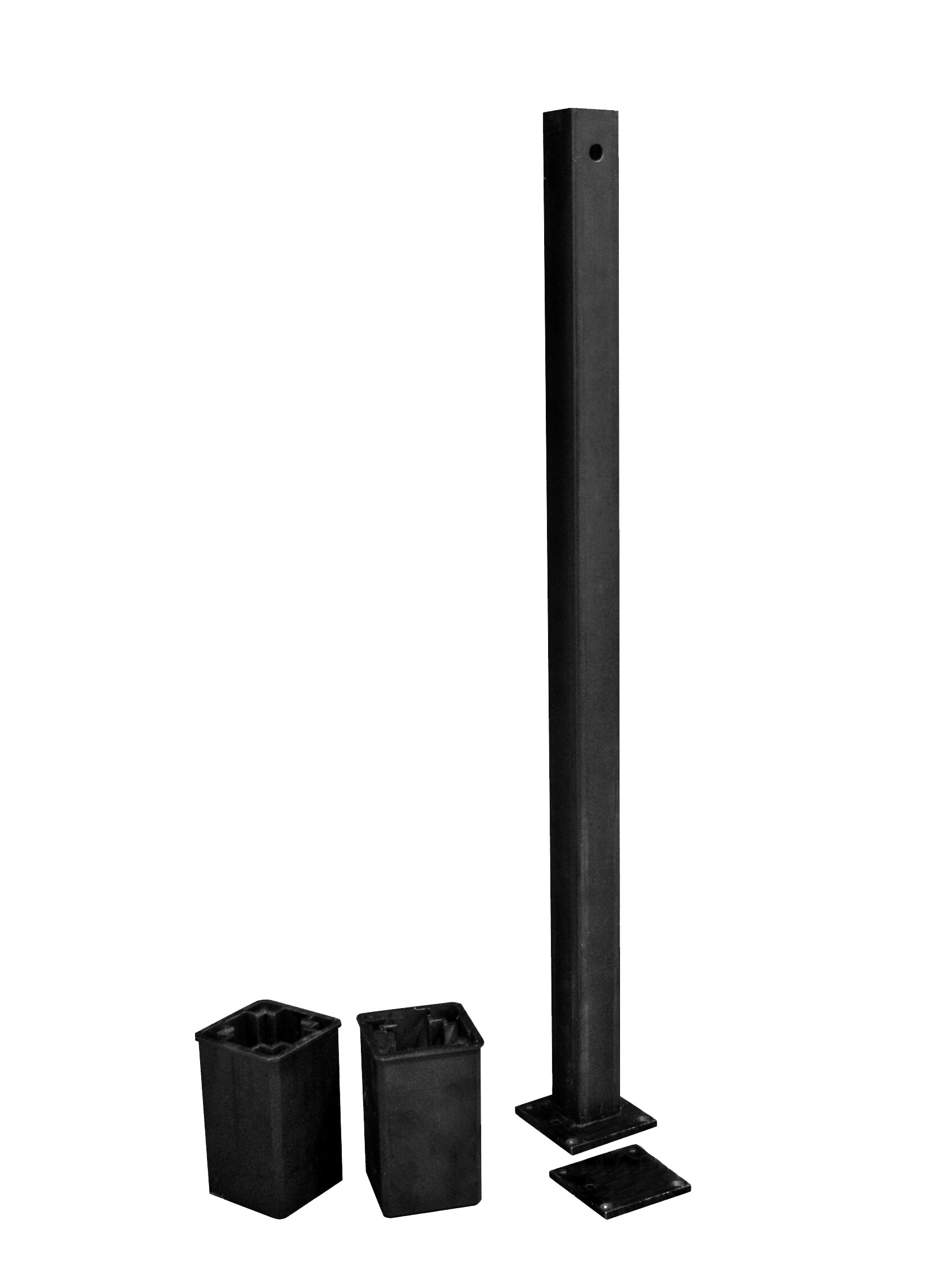Freedom Camden 4-in x 4-in x 3-ft Silver Composite Deck Post in the ...
