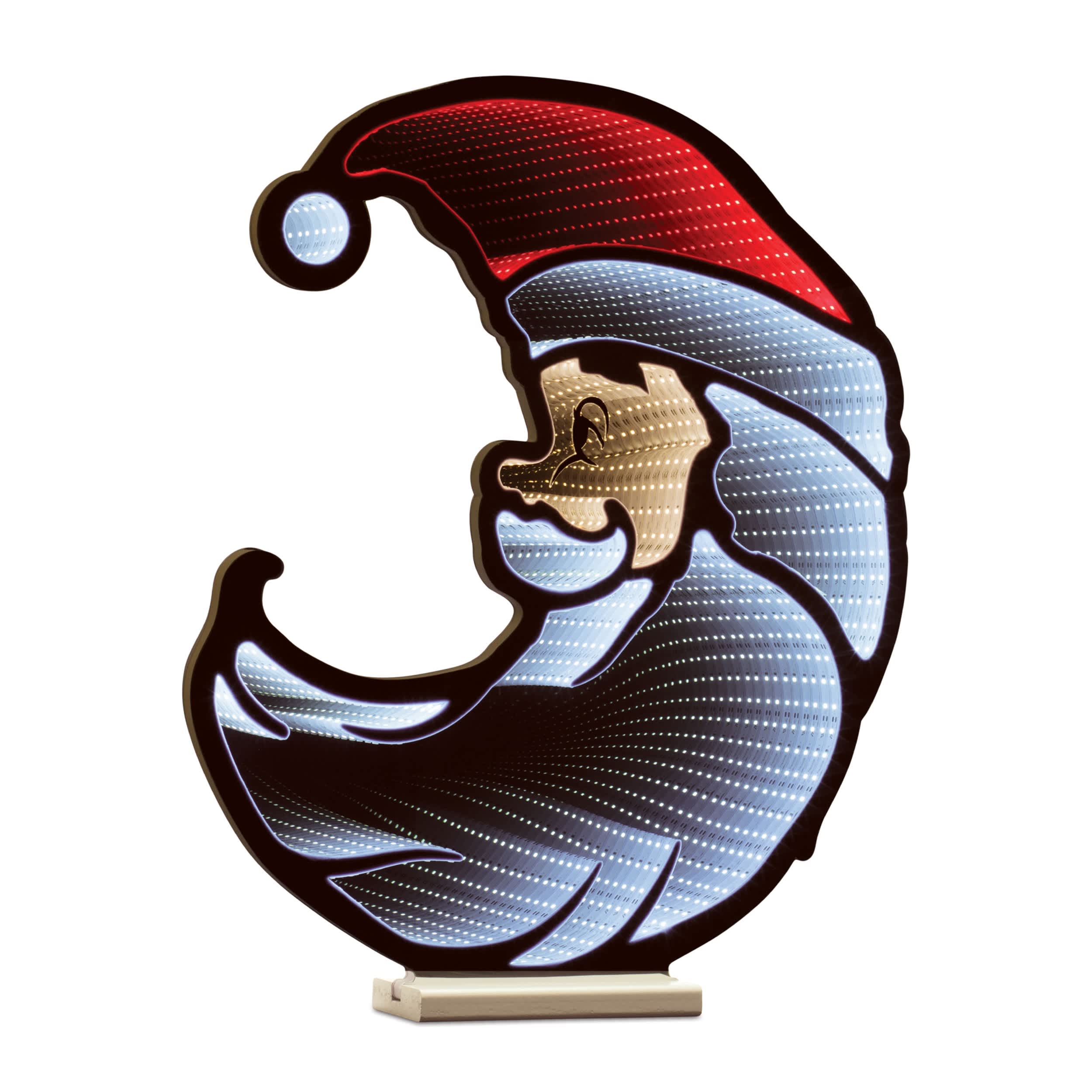 Melrose International Santa Half Moon Ekkolight 23 IN H in the Novelty ...