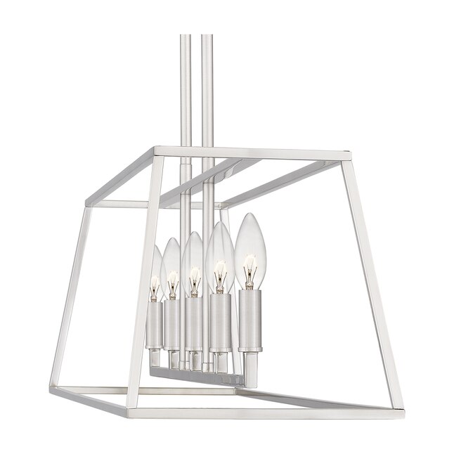 Quoizel Prescott 5-Light Brushed Nickel Transitional Damp Rated ... Quoizel Prescott 5-Light Brushed Nickel Transitional Damp Rated ...