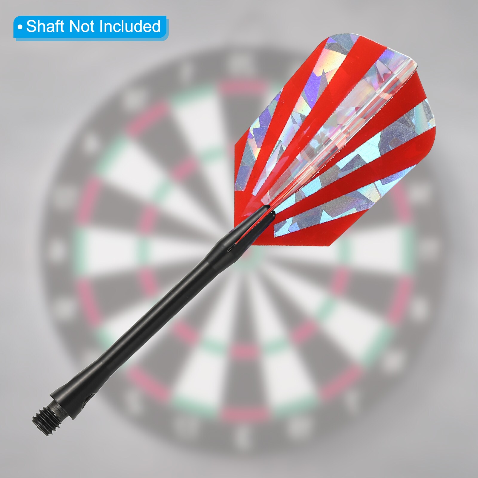 PATIKIL Slim Dart Flights 6pcs PET Unique Design Dart Accessories for ...