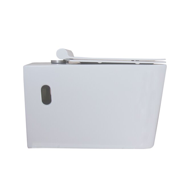 Eviva Eviva Hurricane Elongated Cotton White High Efficiency Toilet ... Eviva Eviva Hurricane Elongated Cotton White High Efficiency Toilet ...