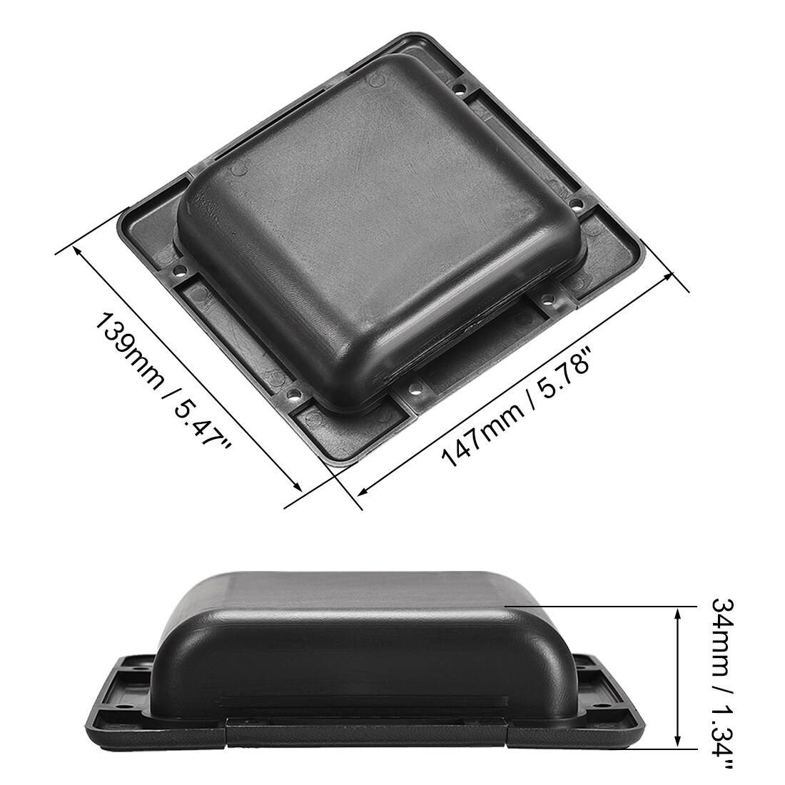 Unique Bargains Recessed Speaker Handle Grasp Plastic Handles Holder 5. ...