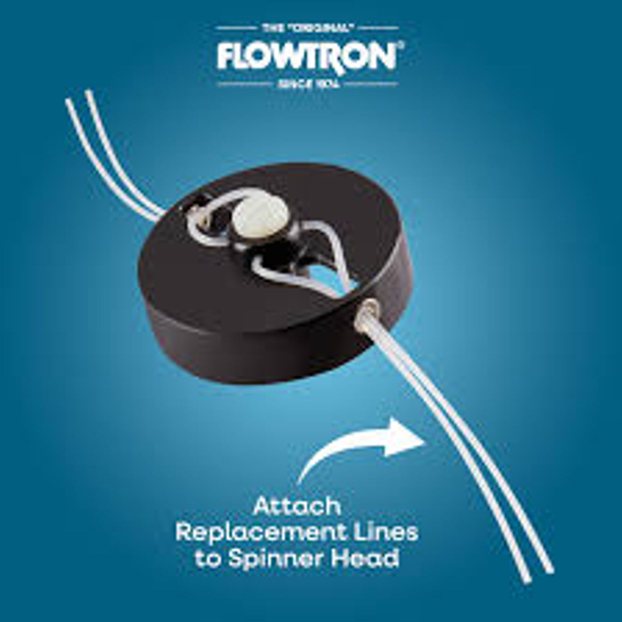 Flowtron Replacement Spinner Head With Cutting Lines For Leaf Mulcher ...
