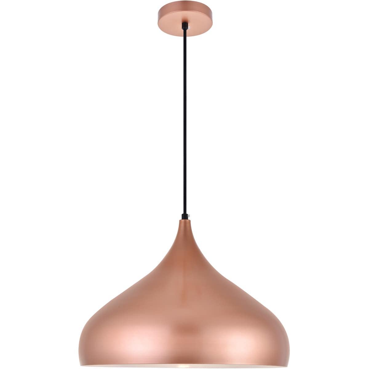 Elegant Lighting Living District LDPD2045HG Circa 1 Light 165 inch ...