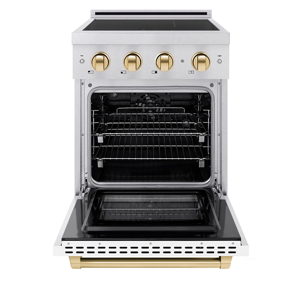 ZLINE KITCHEN & BATH Paramount 24-in 3 burners 3.2-cu ft , Convection ...