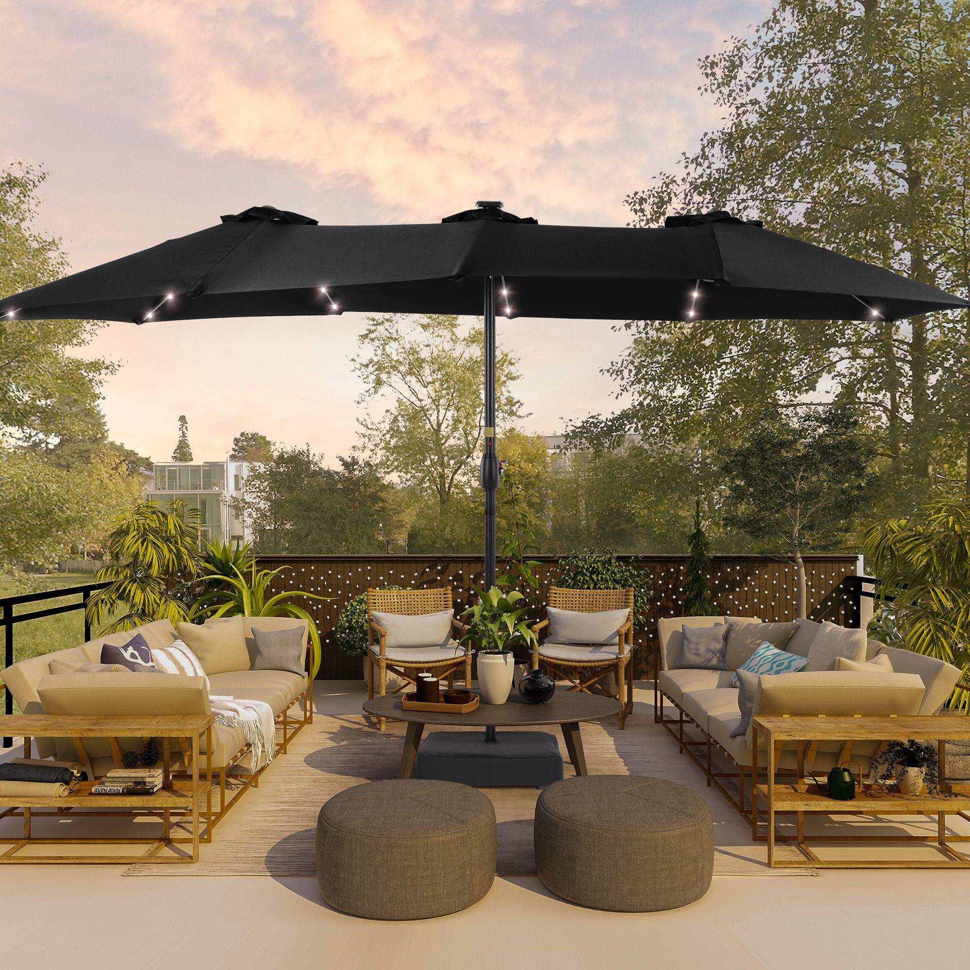 Large deck umbrella lowes store