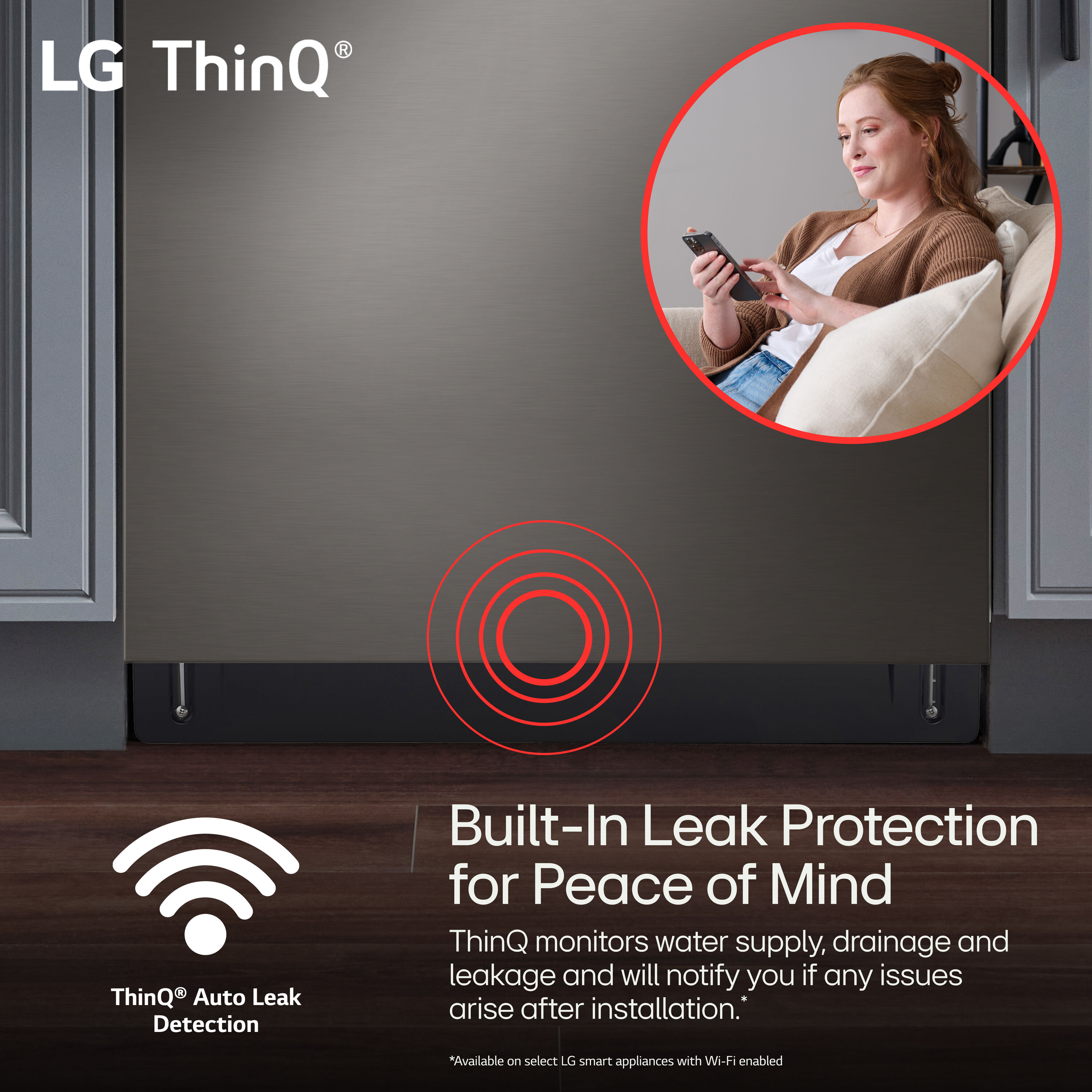 LG Top Control 24-in Smart Built-In Dishwasher With Third Rack ...