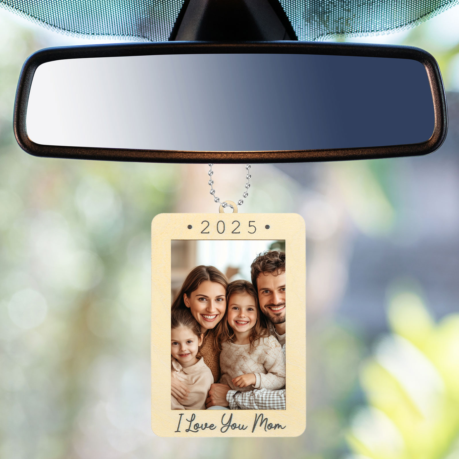 Unique Bargains Car Rear View Mirror Hanging Photo Frame 2.7x3.9 Inch ...