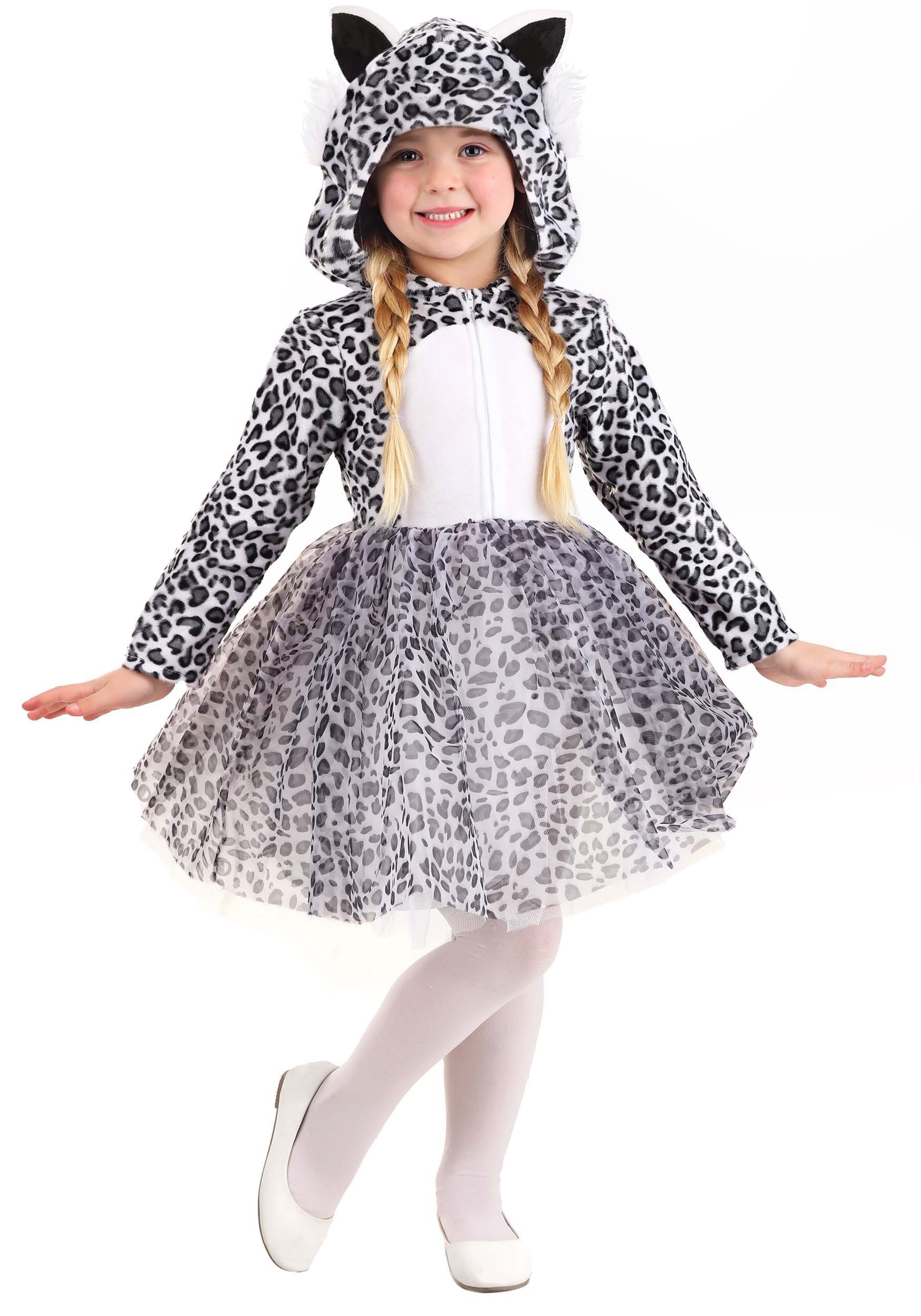 HalloweenCostumes.com FUN Costumes Tutu Snow Leopard Toddler Costume 4T ...