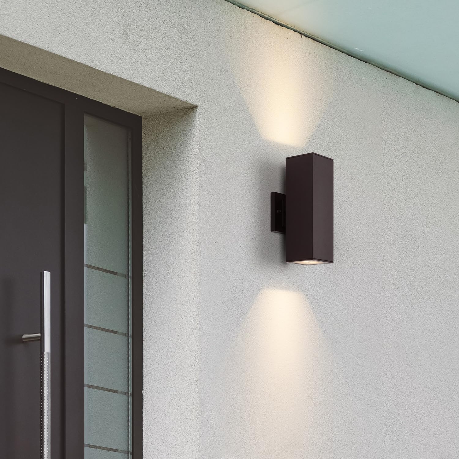 Oyezvary Modern Outdoor Porch Light 2 Pack Waterproof Wall Sconce Oil ...