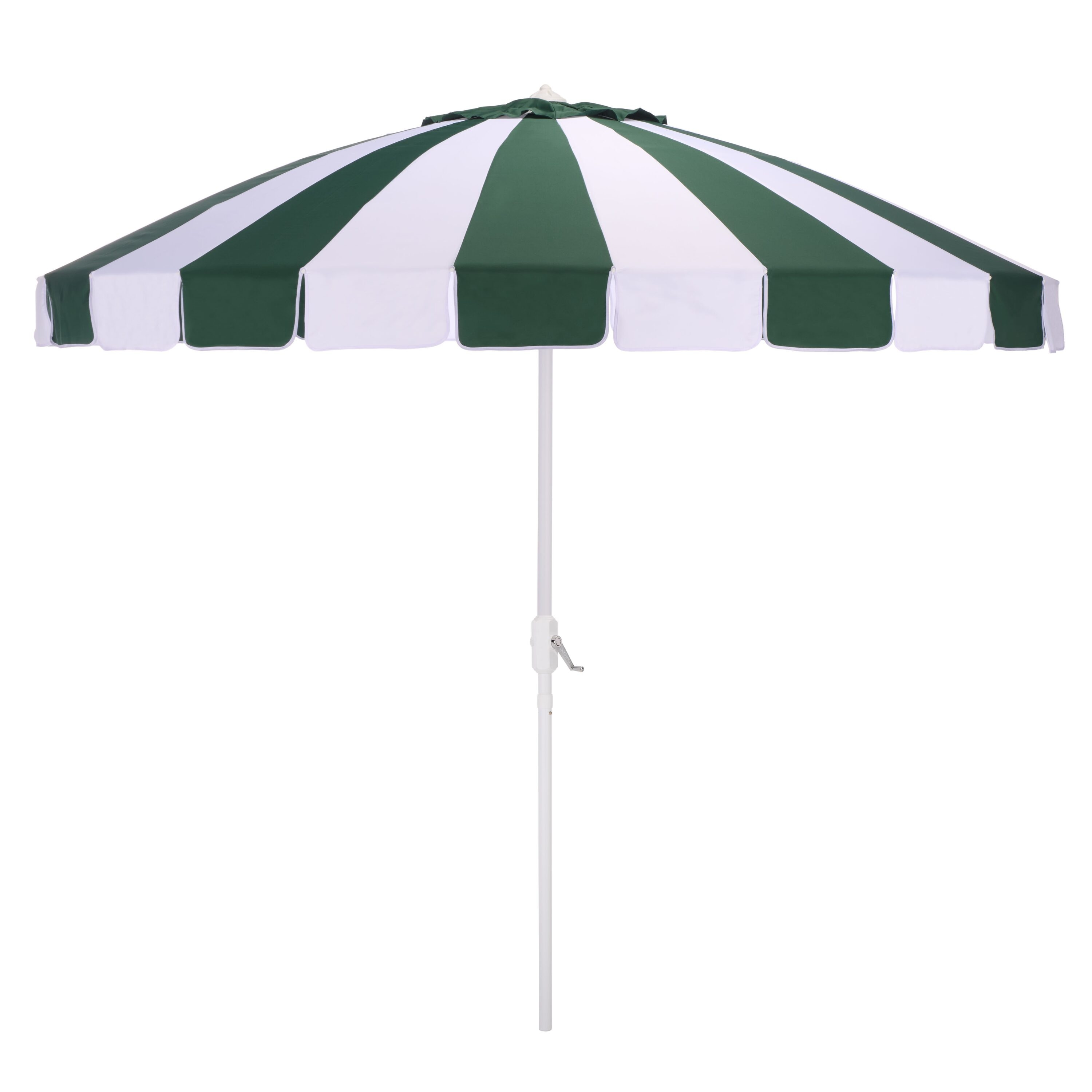 Safavieh Buti 9 Ft Crank Umbrella in the Patio Umbrellas department at ...