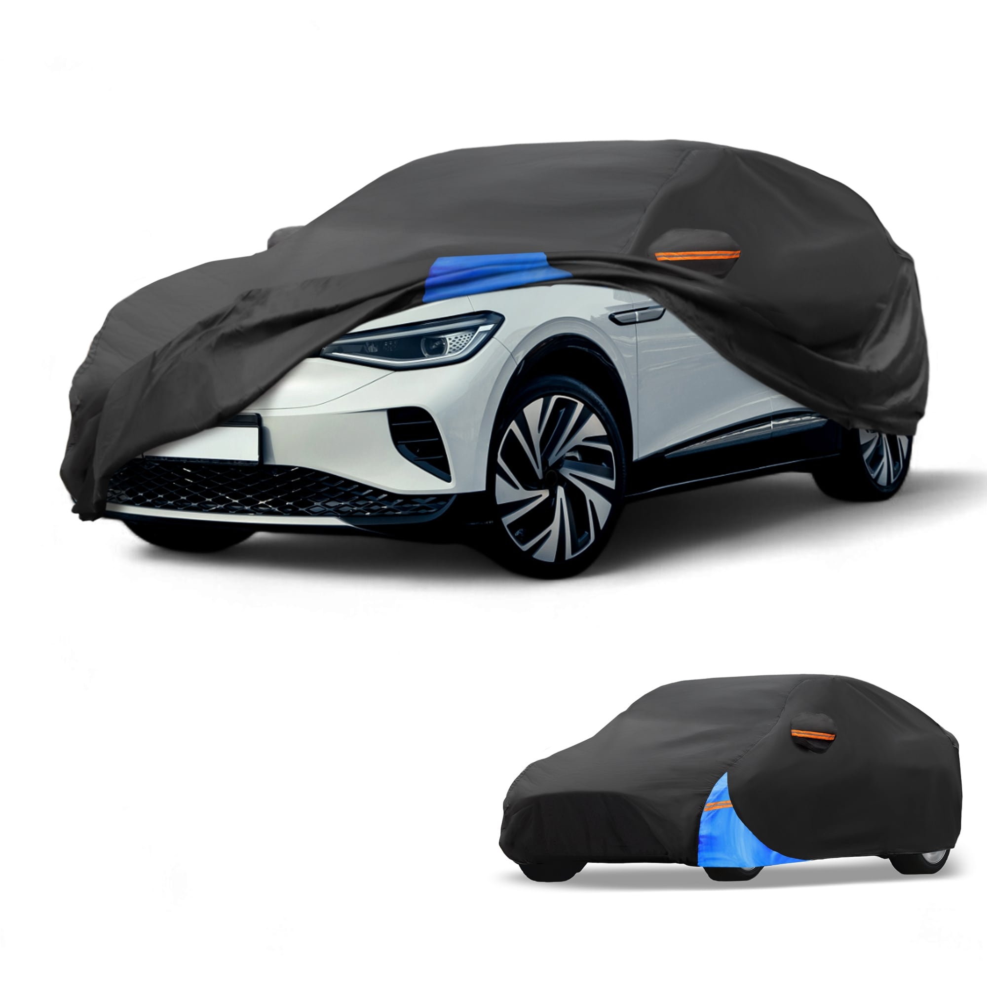 Unique Bargains All-Weather Waterproof Car Cover - UV-Resistant Outdoor ...