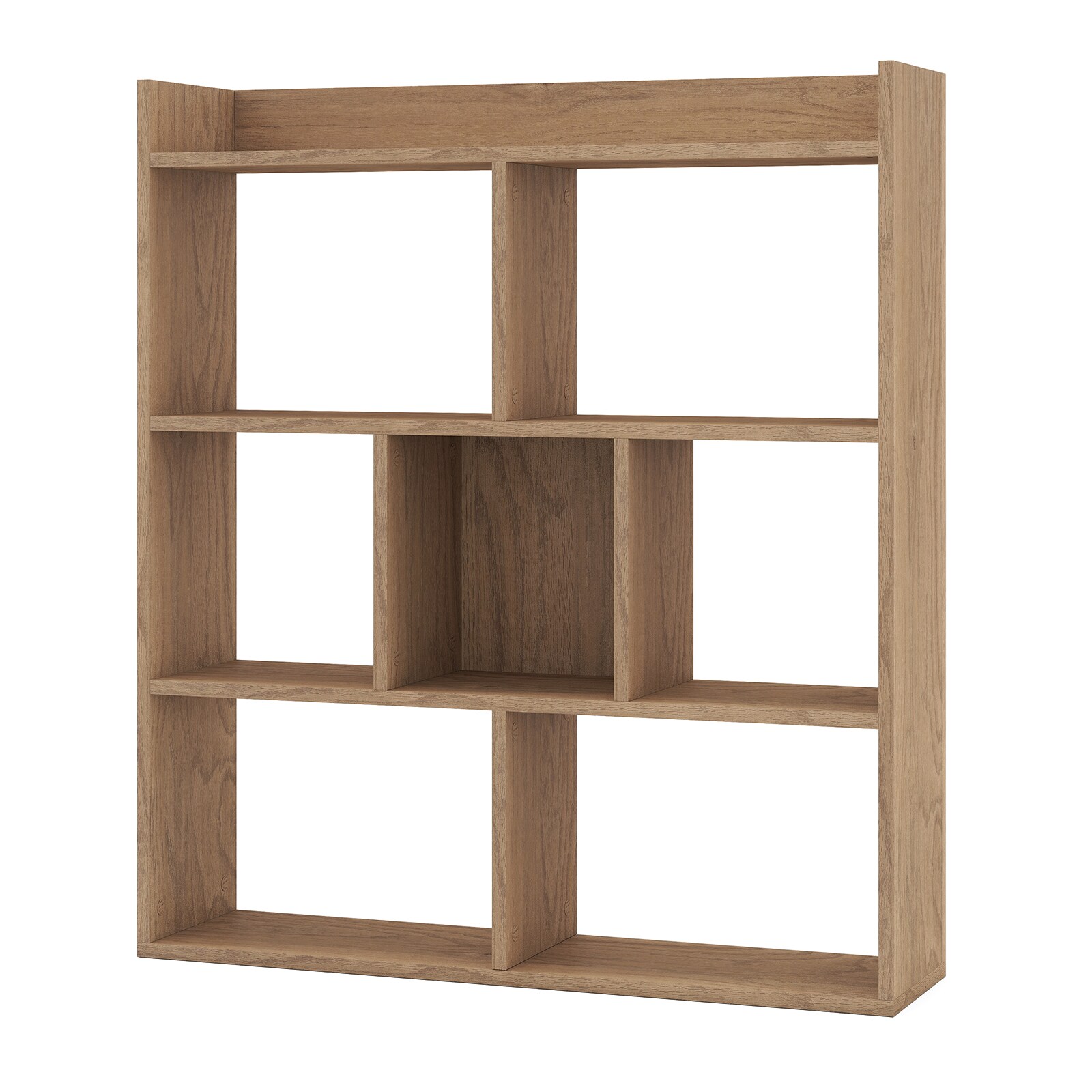 Slickblue Wooden Bookcase with Open Storage Cubes for Living Room Study ...