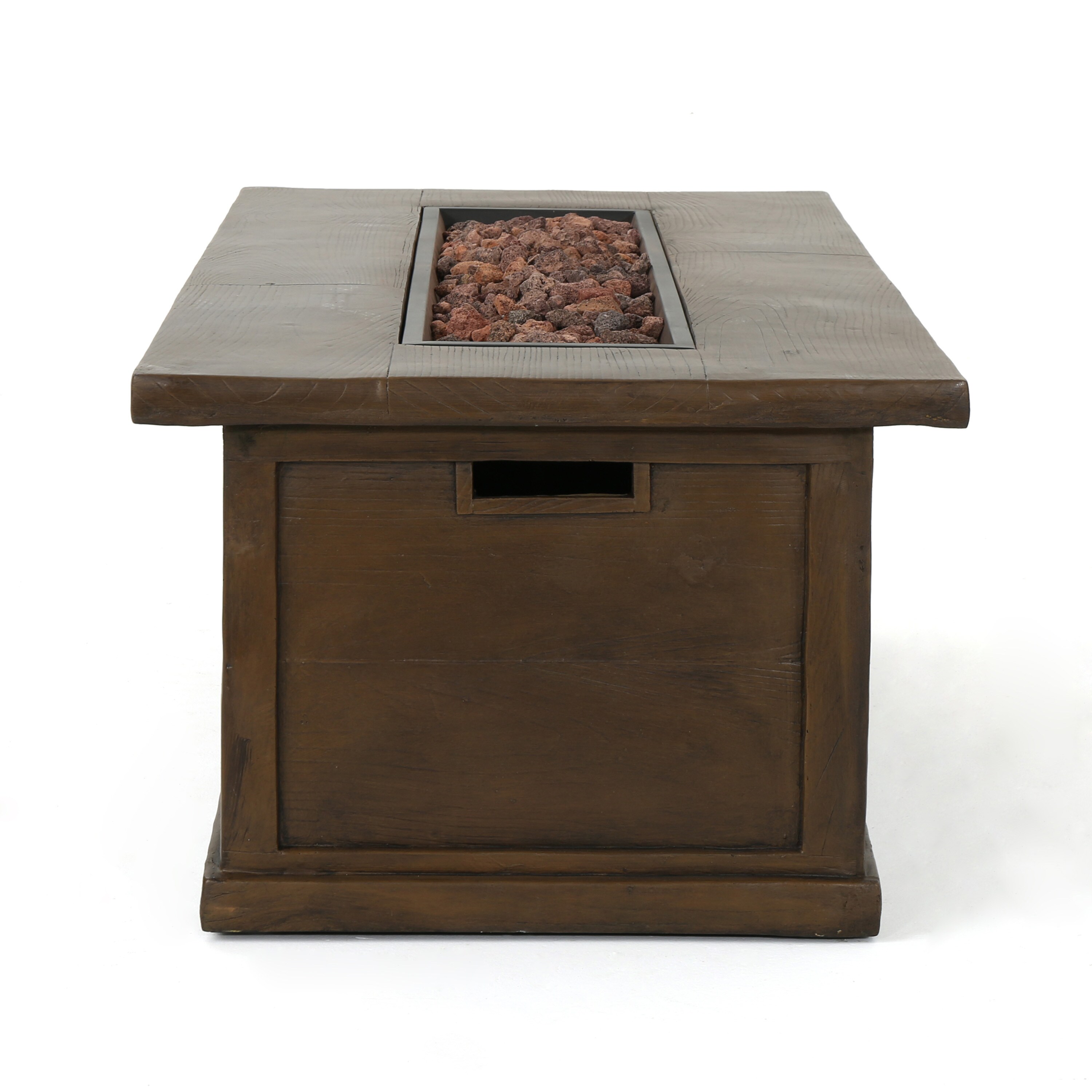 Tatayosi 56 Inches Rectangular Outdoor MGO 50000 BTU Propane Fire Pit ...