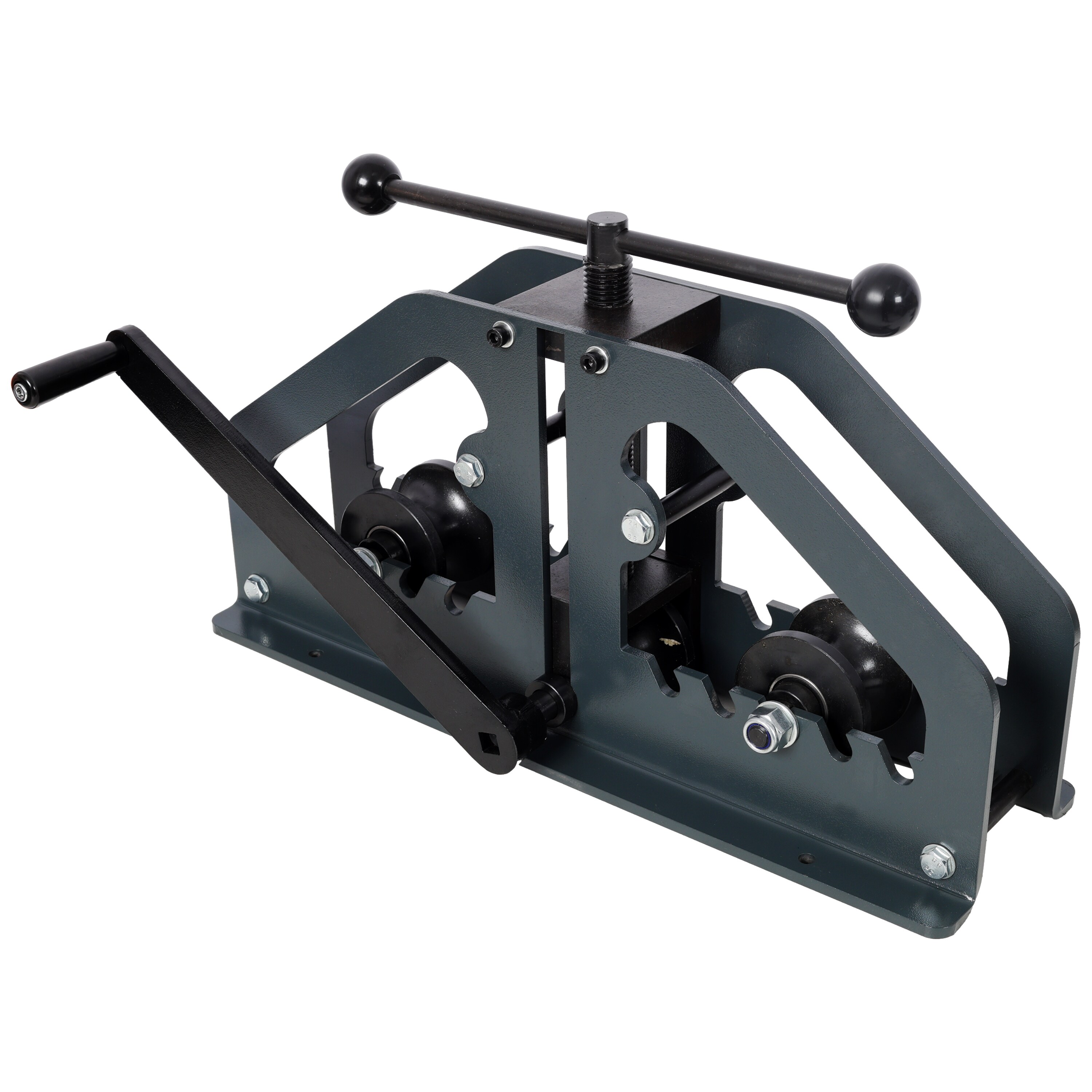 GDFStudio Tube Roller Bender with 6 Dies Manual Pipe Rolling Machine ...