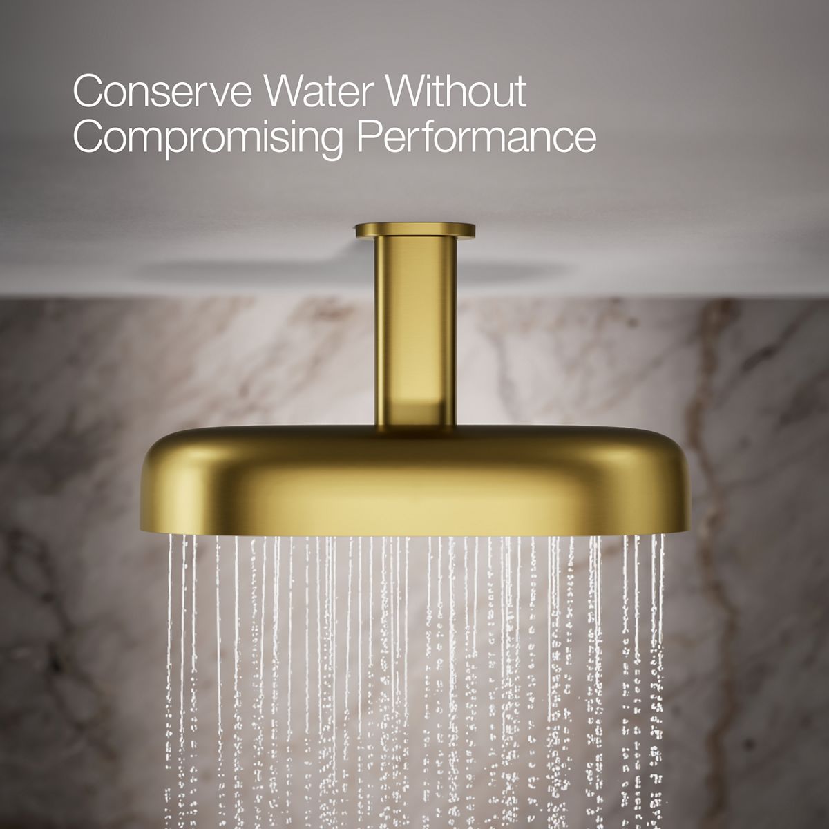 KOHLER Statement 2 -Spray Vibrant Brushed Moderne Brass 13.93-in ...