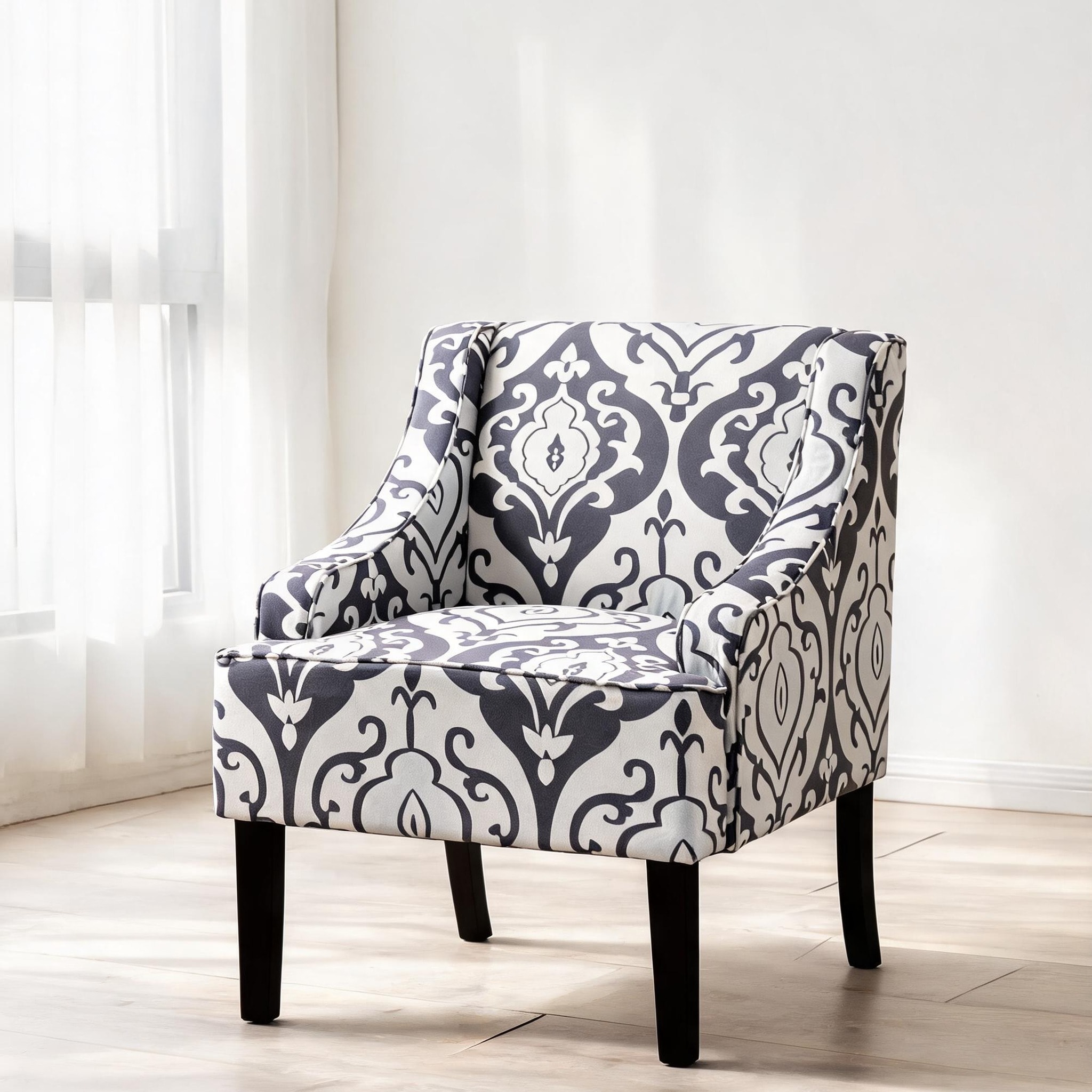 Watnature Clean-Lined Silhouette Multi-Use Upholstered Accent Chair ...