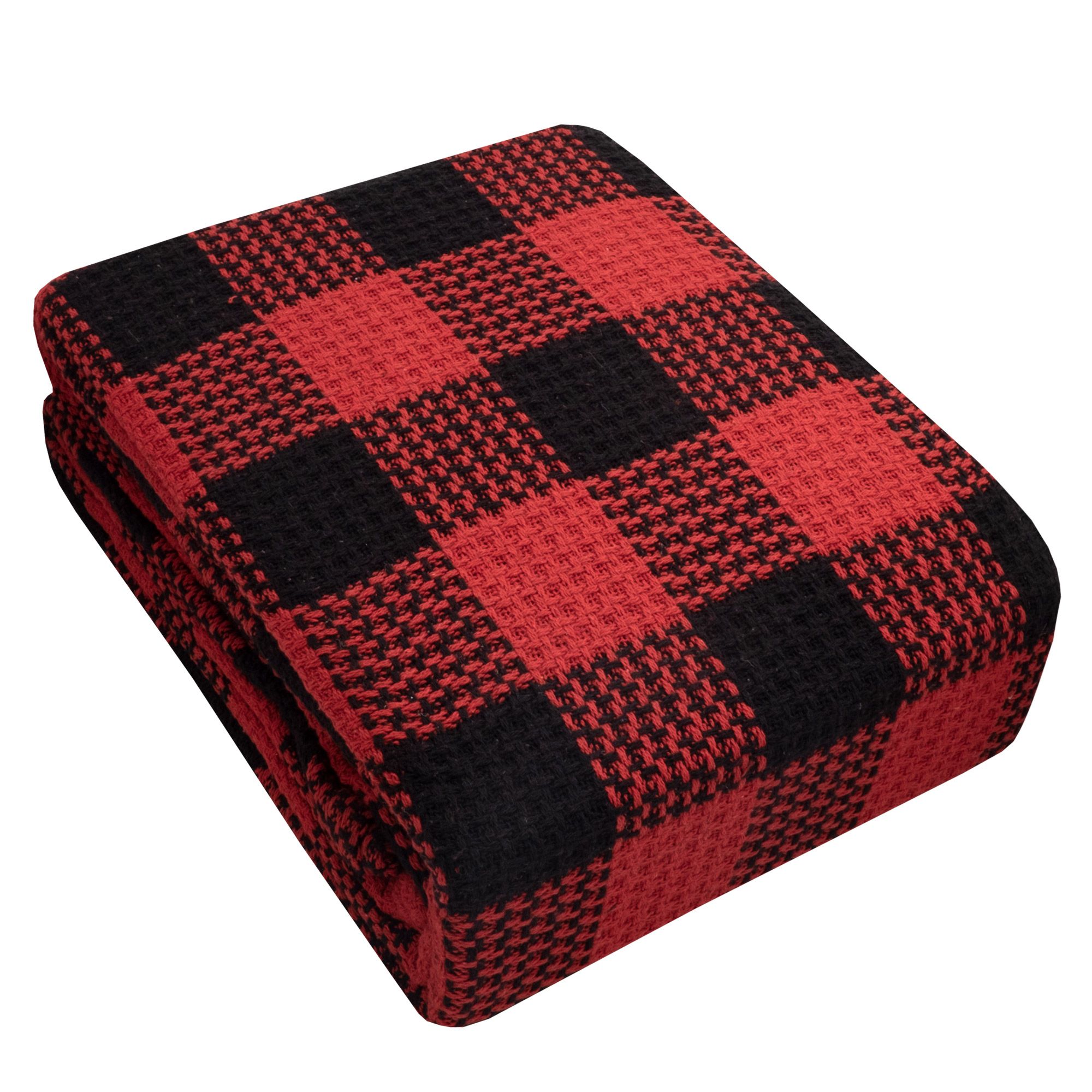 Sweet Home Collection Cotton Blend Blanket Luxury Breathable Buffalo ...