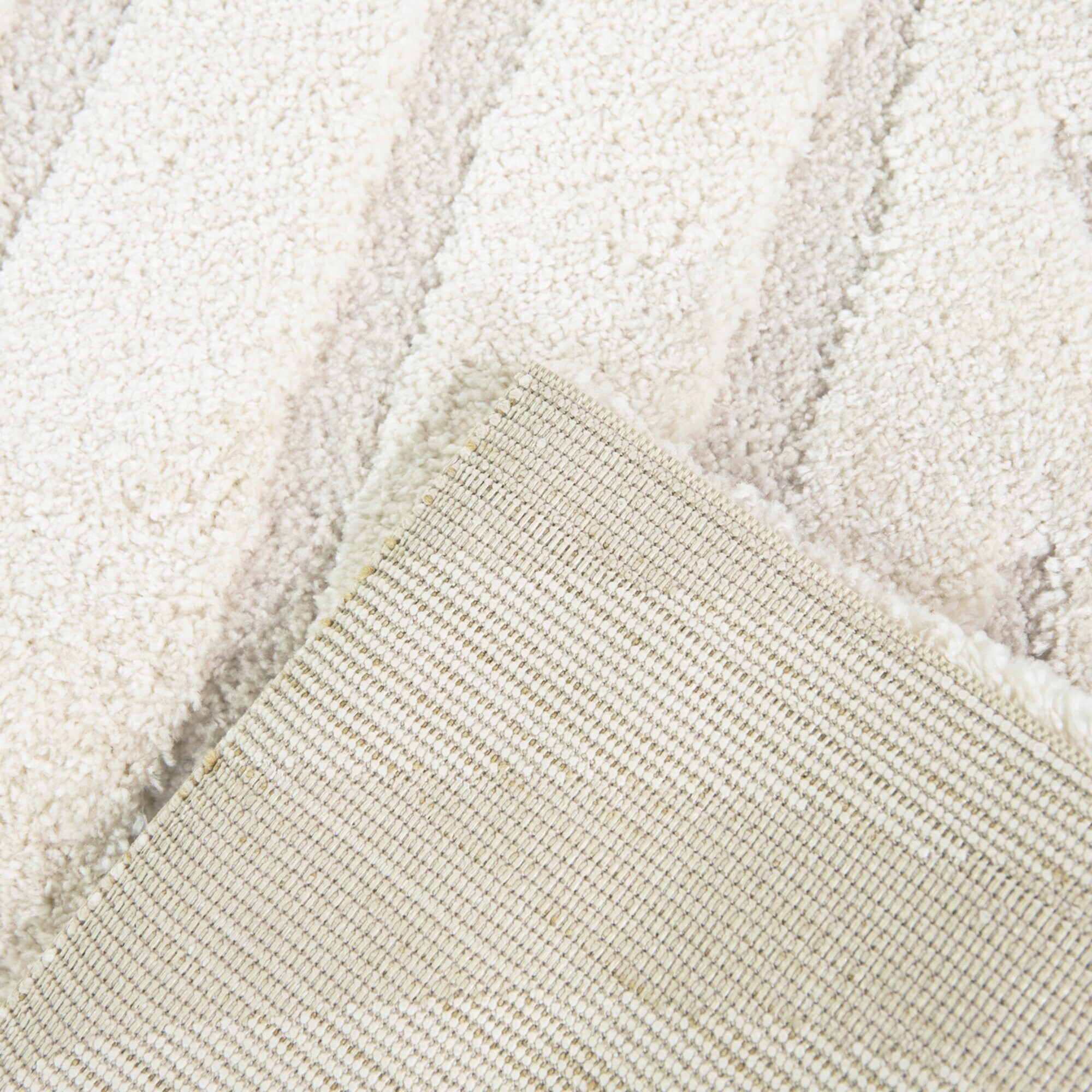 Balta Wyon 8 x 10 (ft) Tufted Polyester/Polypropylene Cream Rectangular ...