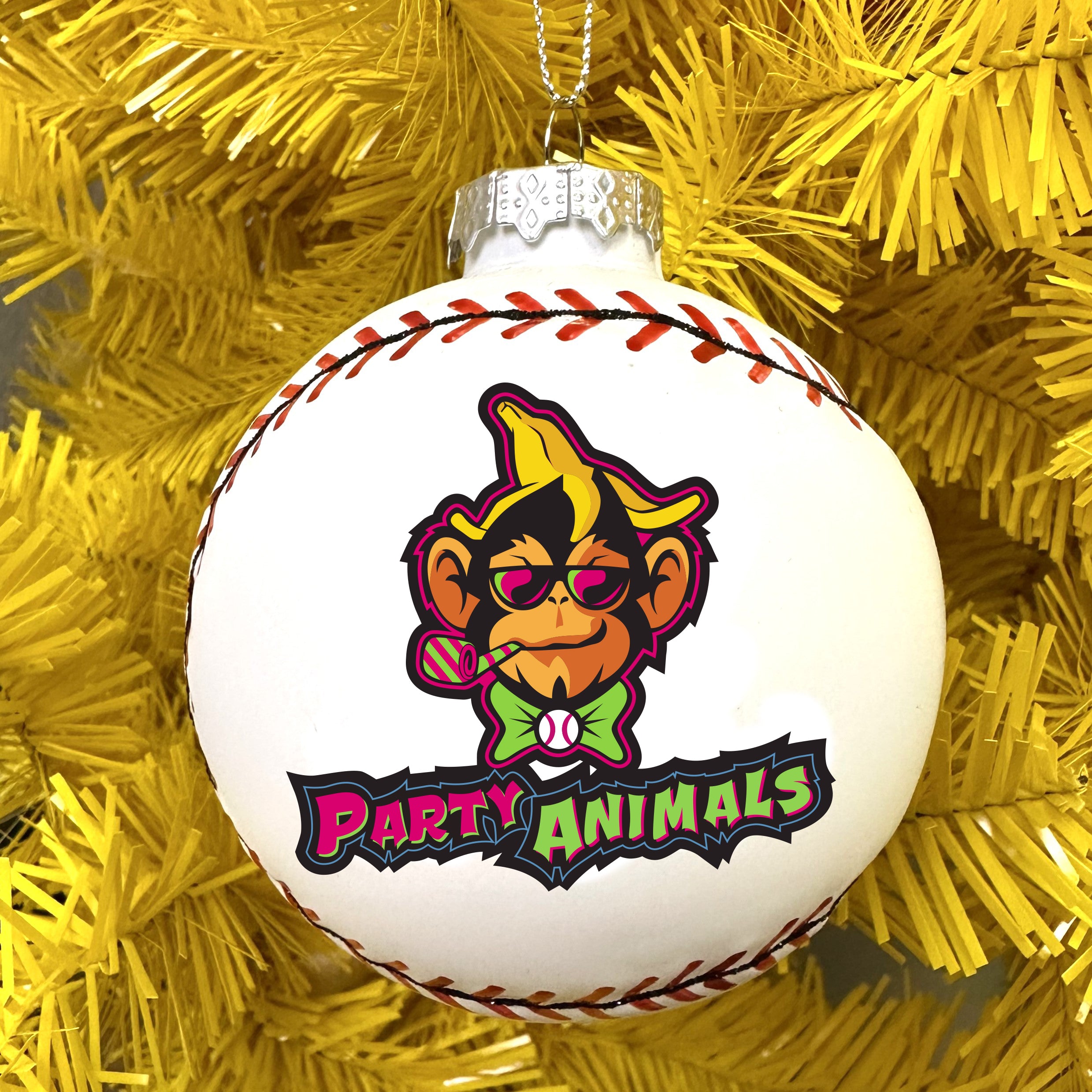 Tree Buddees x Party Animals Baseball 3D Shaped Glass Official Banana ...