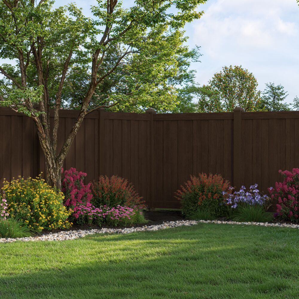 CATALYST NEW - 5-in x 5-in W x 8-1/2-ft H Dark Brown Granite/Walnut ...