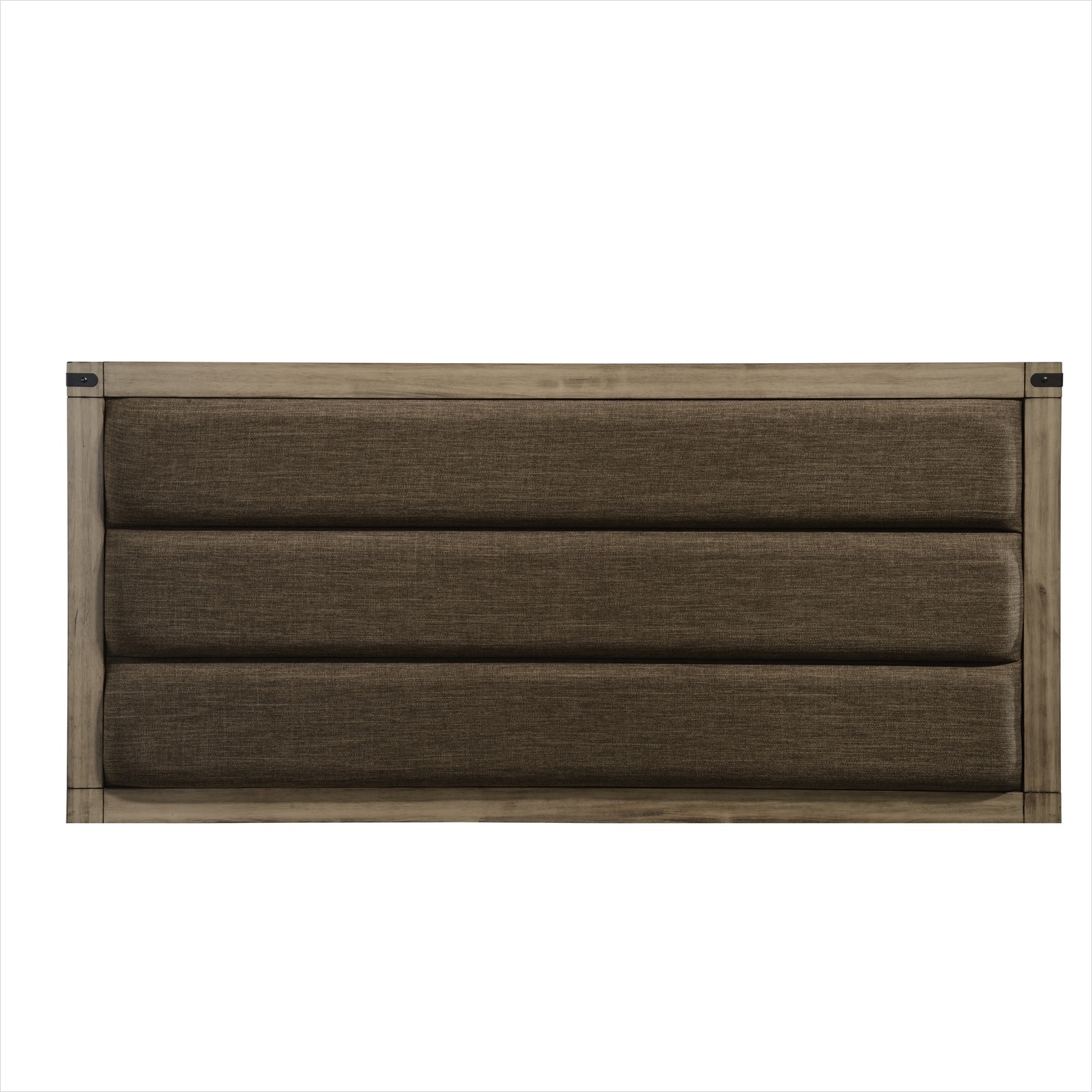 SunJet Upholstered Low Profile Queen Bed with Vertical Channels Soft ...