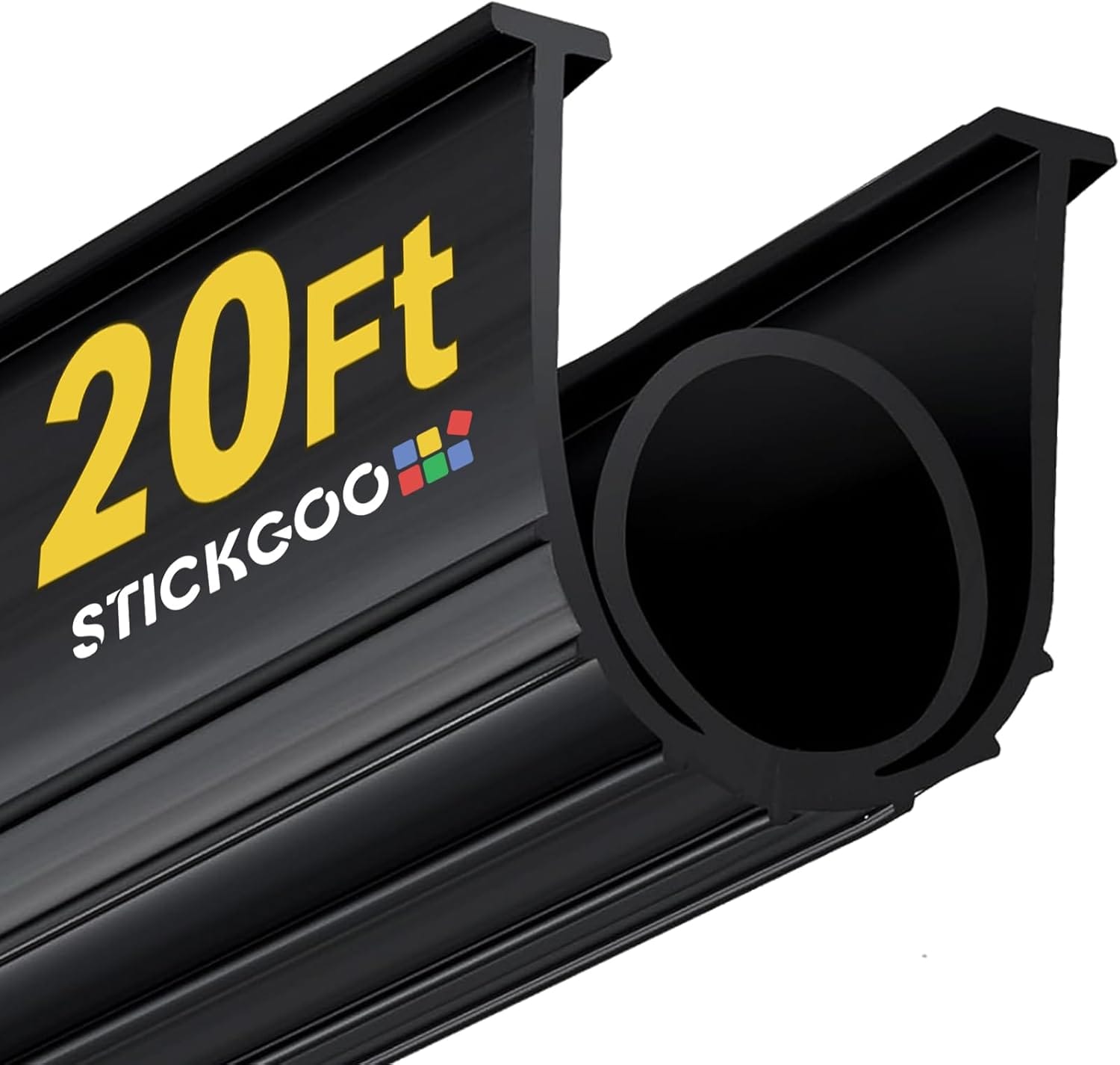 STICKGOO Garage Door Bottom Seals T End Rubber for Weather Pest and ...