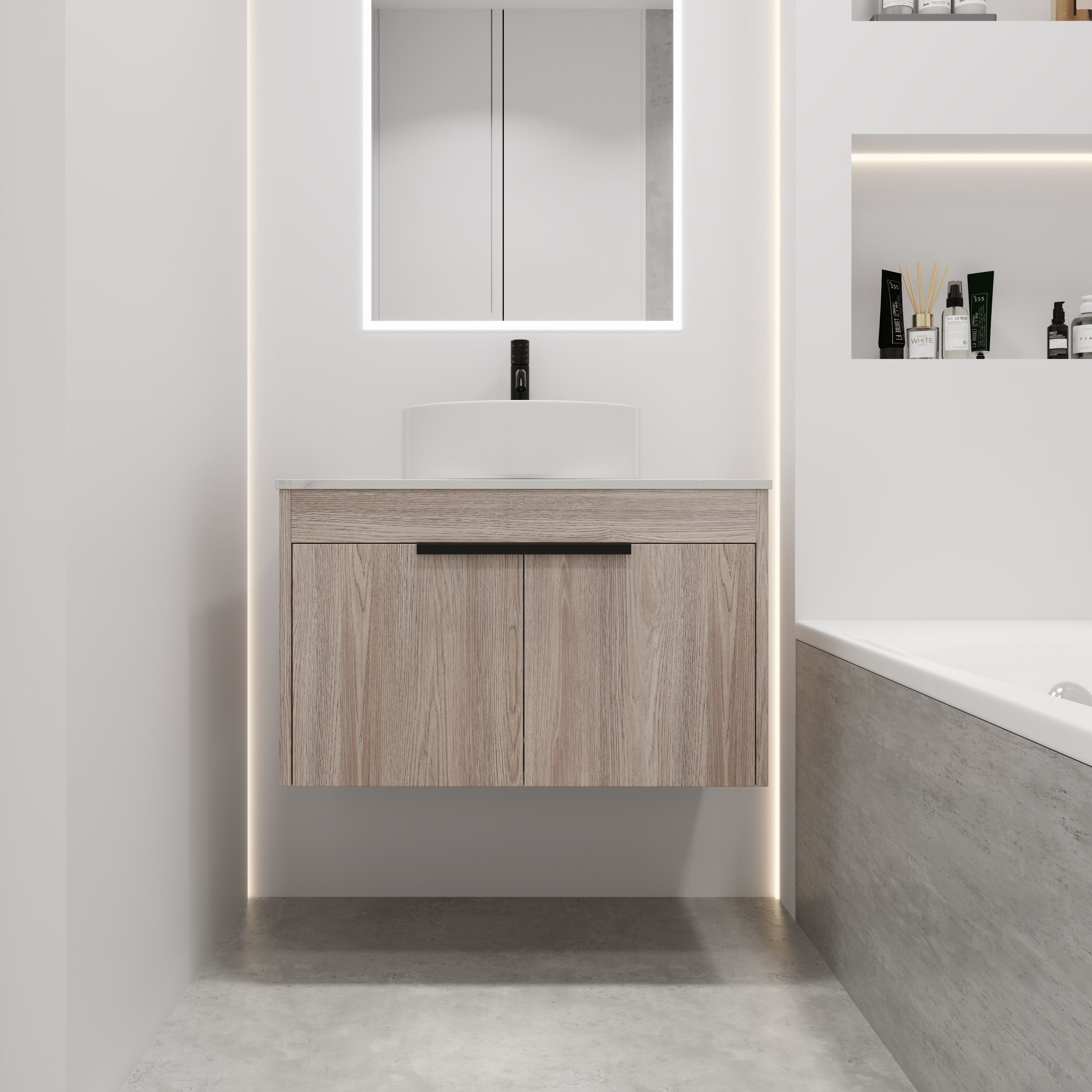 Round 20-in Bathroom Vanities with Tops at Lowes.com