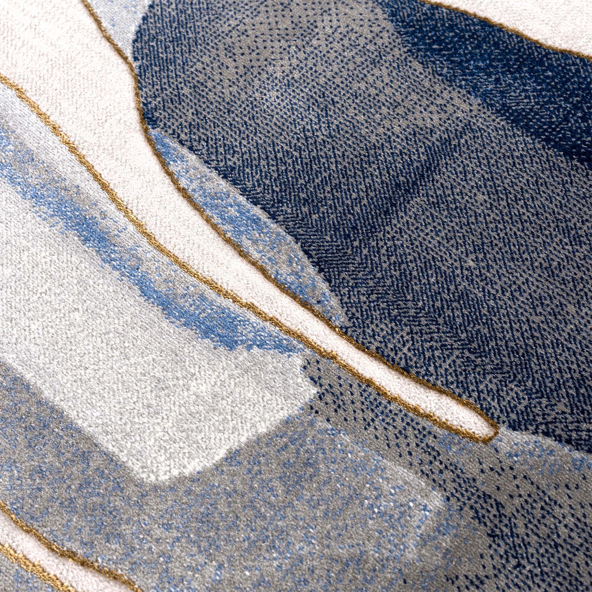 Abani Rugs Regal 5 x 7 (ft) Loomed Grey/Blue Rectangular Indoor ...