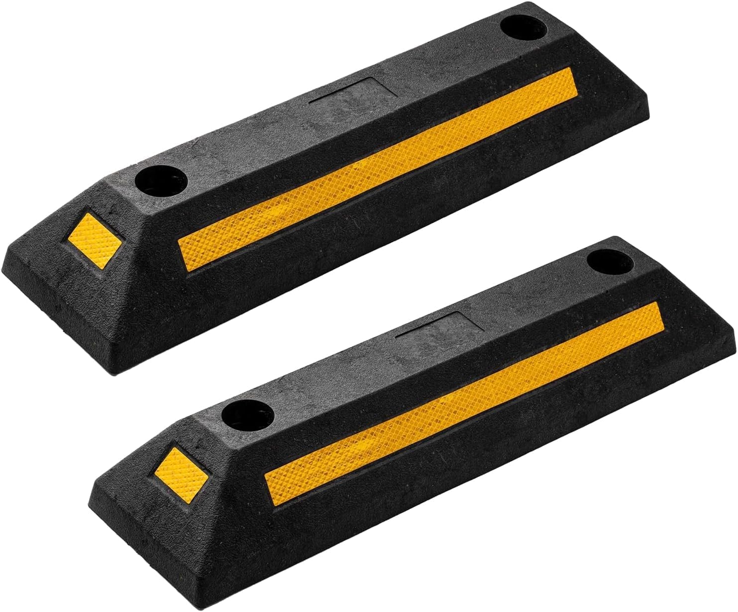 IdealHouse Rubber Wheel Stop Chock Garage Parking Bumper for Car Truck ...