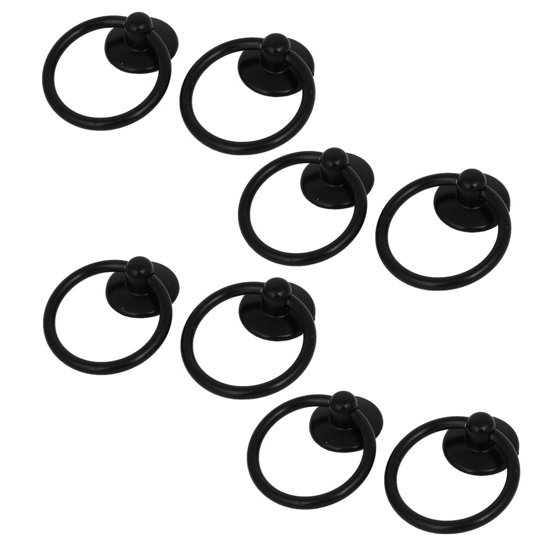 Unique Bargains Furniture Drawer Door 52mmx43mmx13mm Ring Metal Pull ...
