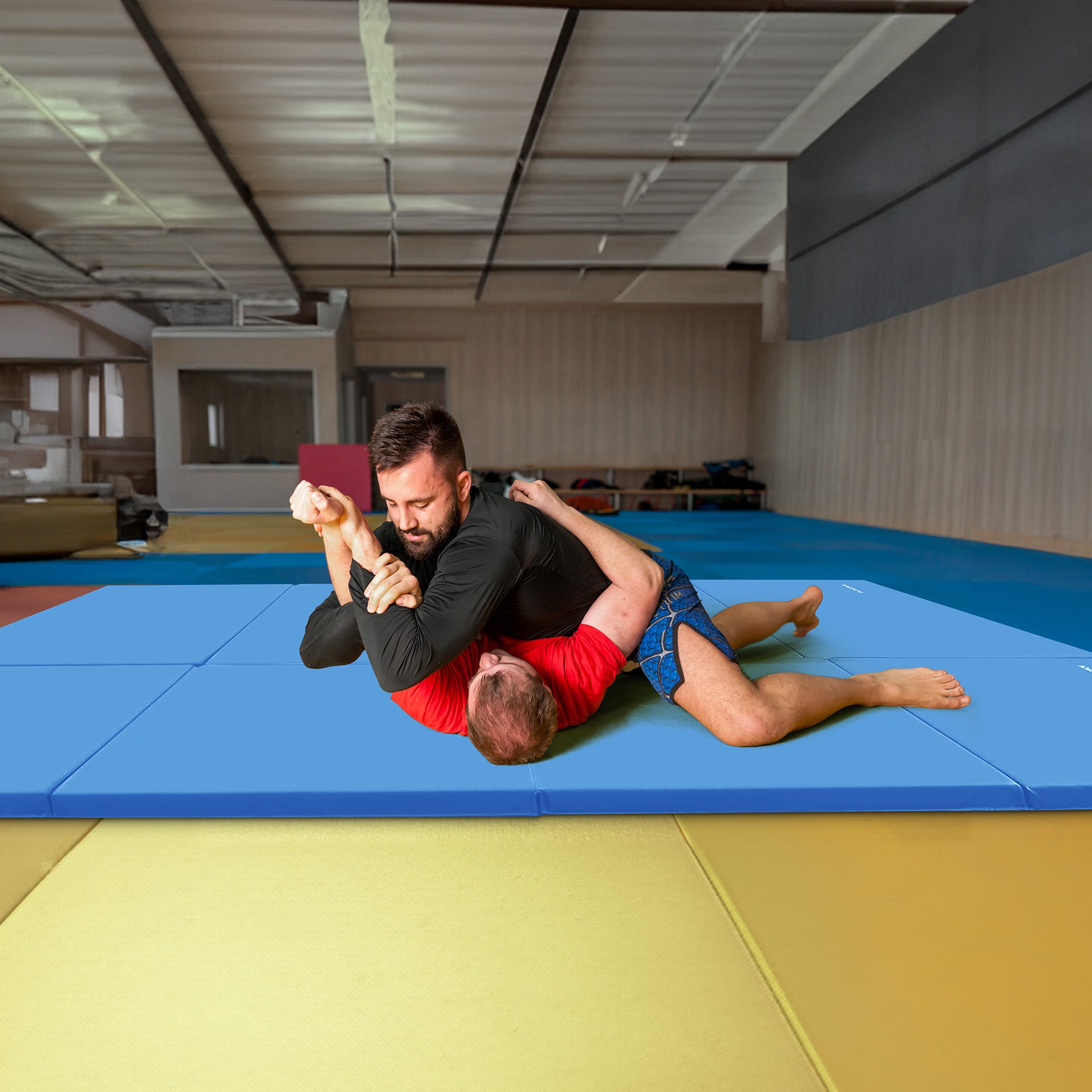 Balancefrom 4 Feet x 8 Feet x 2 Inches All Purpose Folding Fitness ...