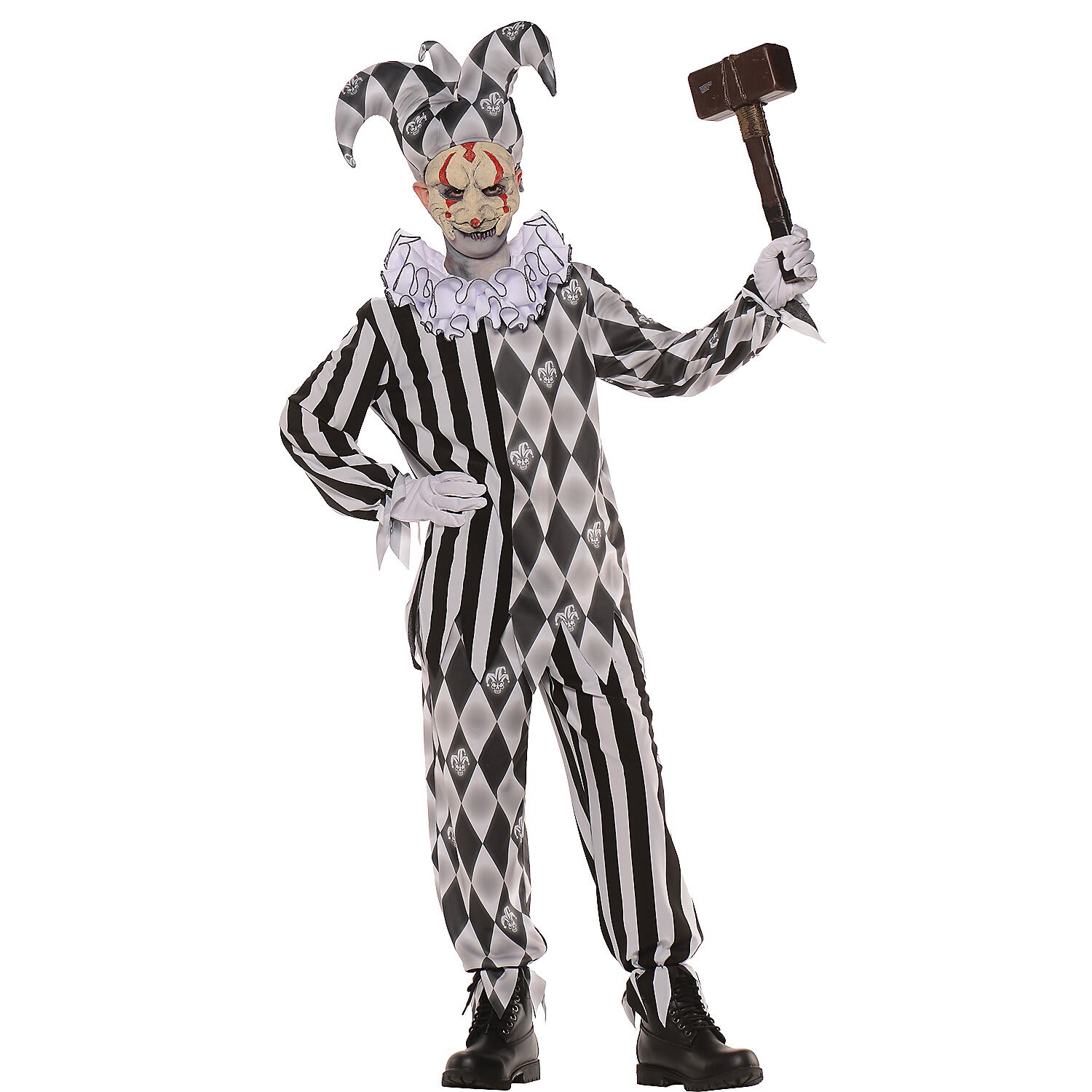 Underwraps Boy's Evil Harlequin Costume at Lowes.com