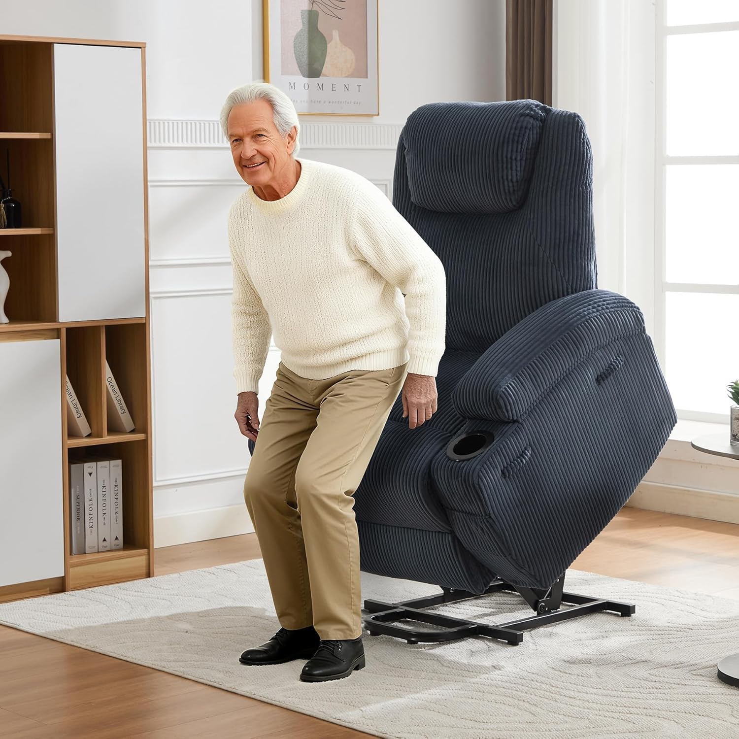 Garvee Power Lift Recliner Chair for Senior with Massage and Heat ...