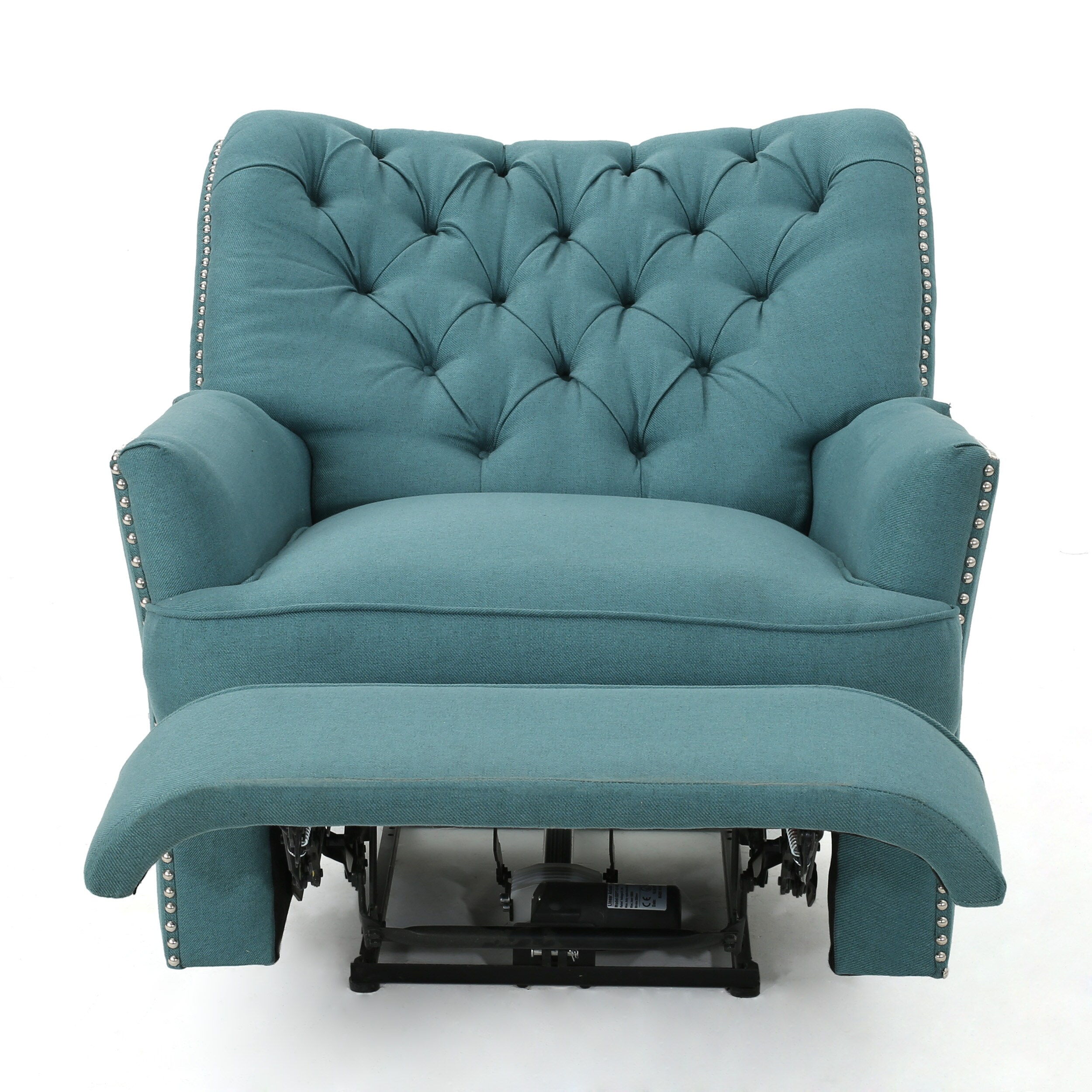 Christopher Knight Home Salomo Tufted Fabric Power Recliner in the ...