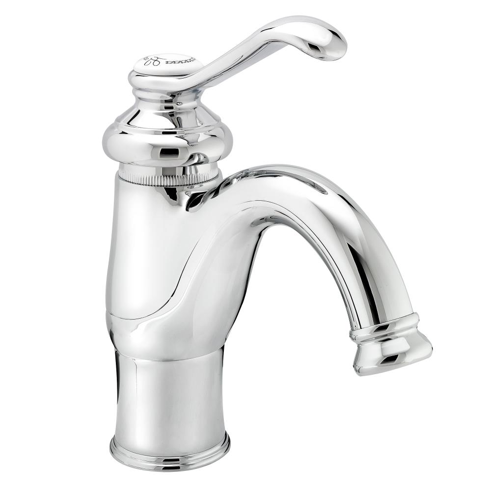 Keeney Horizon Polished Chrome 1 Handle Single Hole Bathroom Sink Faucet with Deck Plate in the Bathroom Sink Faucets department at Lowes