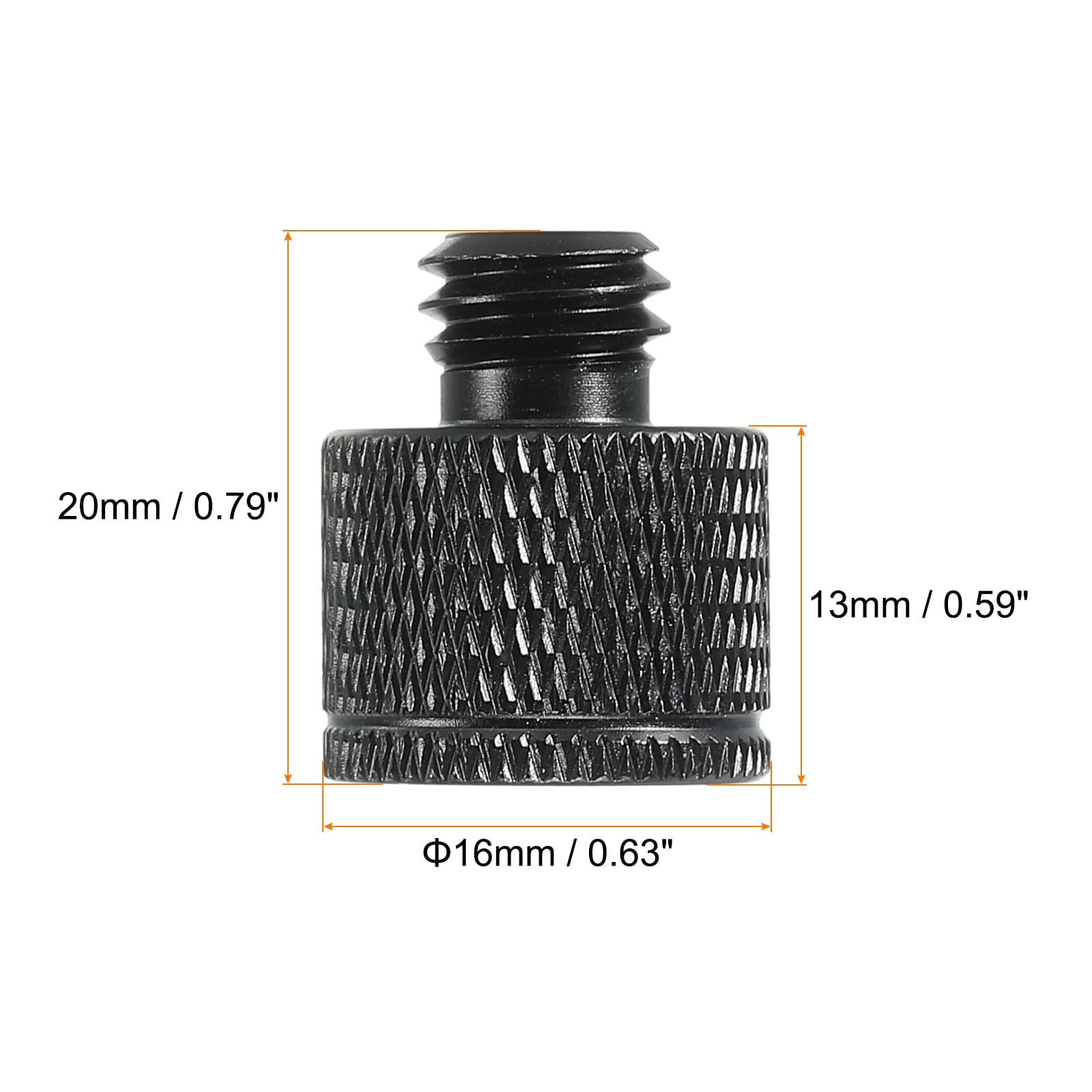 Unique Bargains Mic Stand Adapter M10 Female x 3/8 -16 Male Camera ...