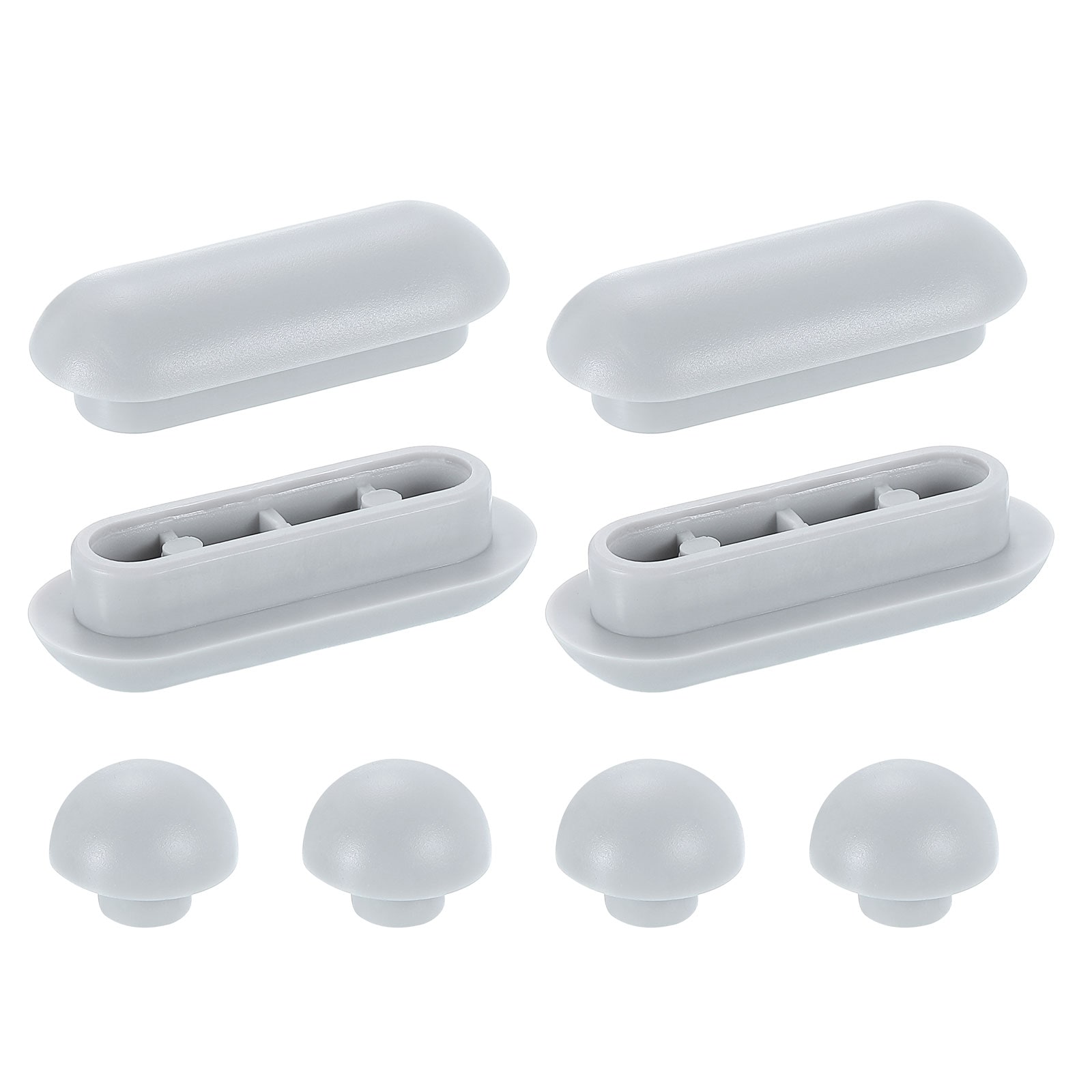 Unique Bargains 4sets Toilet Seat Buffer Anti-Slip Plastic Toilet Seat Bumper Kit Universal ...