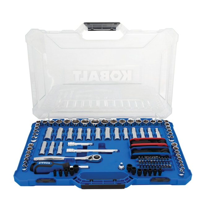 Kobalt 126-Piece Standard (SAE) and Metric Polished Chrome Mechanics ... Kobalt 126-Piece Standard (SAE) and Metric Polished Chrome Mechanics ...