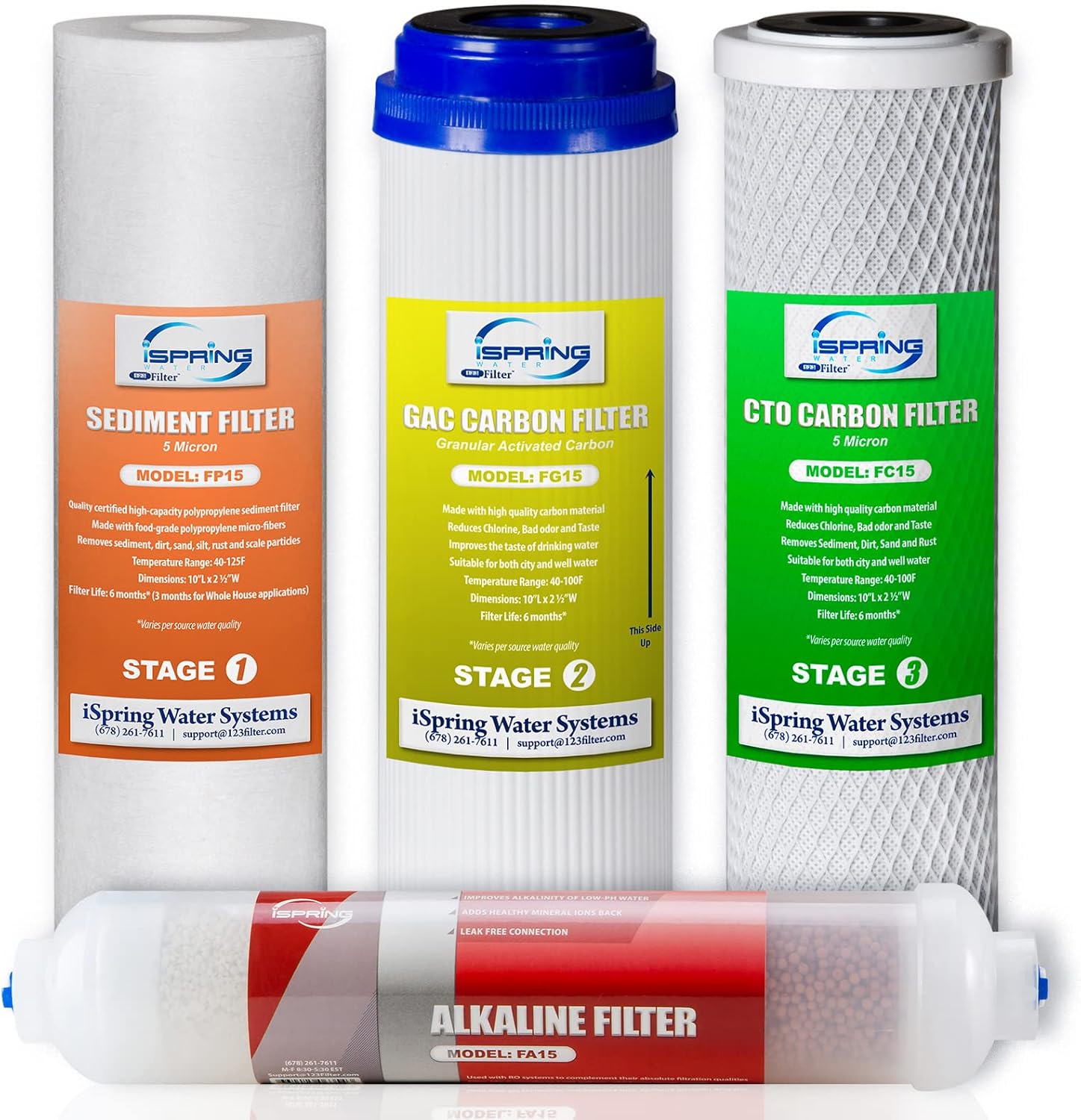 iSpring RCC7AK-UV Series Membrane Yes, Reverse Osmosis Filtration Under ...