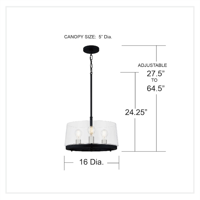 Quoizel Whitlock 3-Light Matte Black and Brushed Nickel Modern ... Quoizel Whitlock 3-Light Matte Black and Brushed Nickel Modern ...