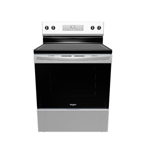 Whirlpool 30-in Glass Top 5 Burners 5.3-cu ft Steam Cleaning ...