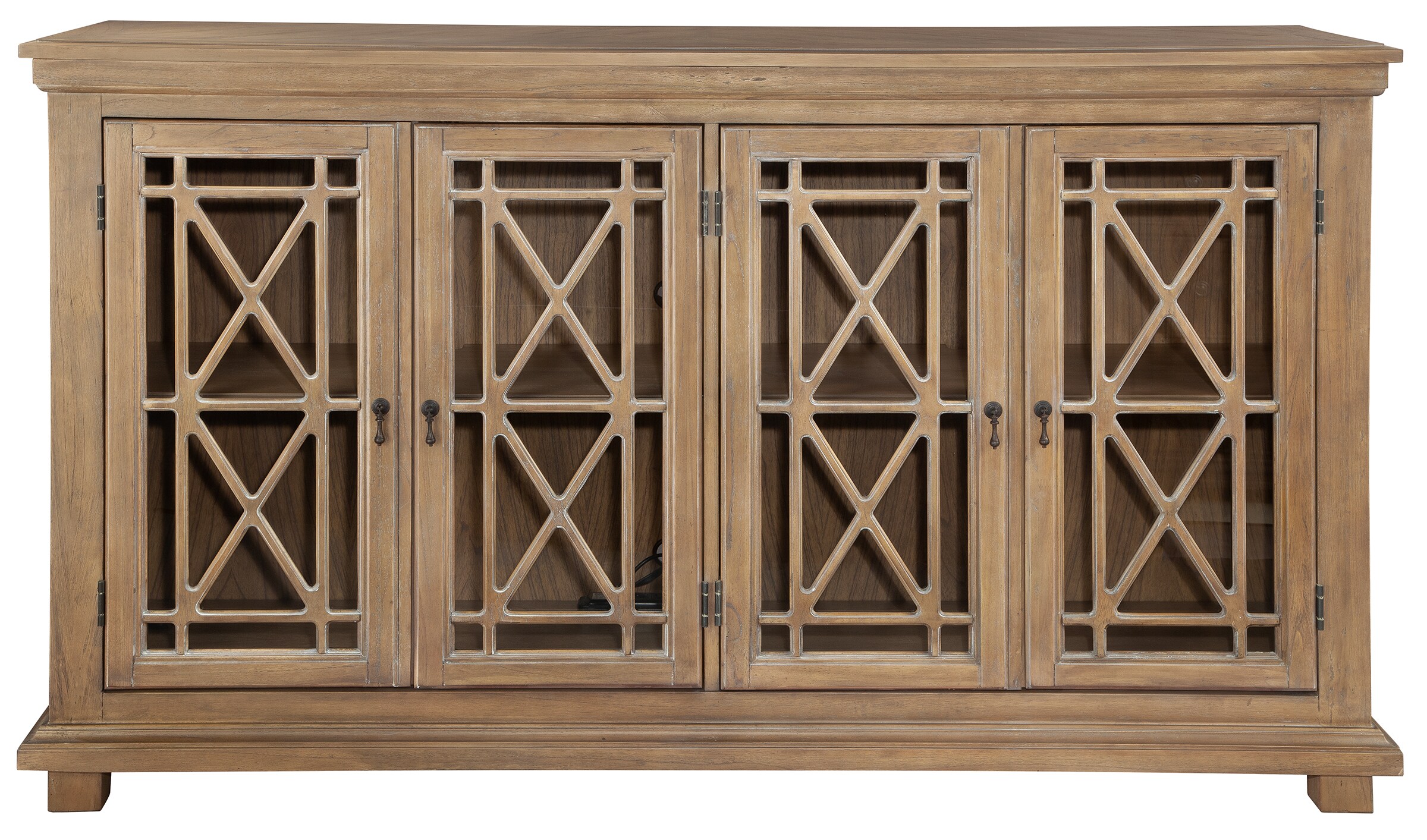 Hekman Entertainment centers Rustic Special Reserve Console Table at ...