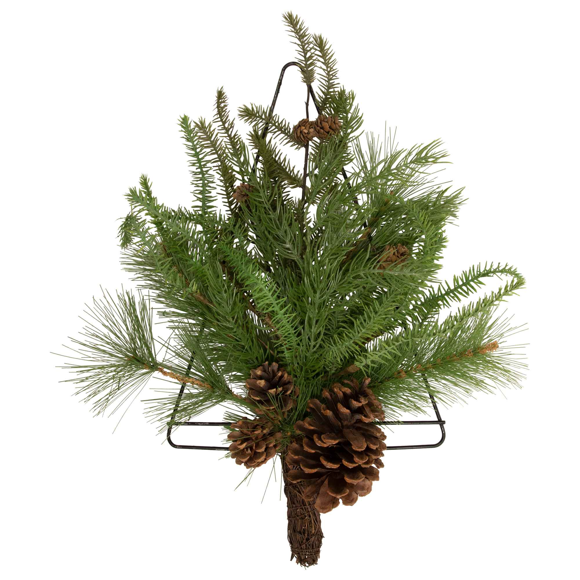 Northlight 21 inch Pine Christmas Tree Wall Hanging Decoration with ...